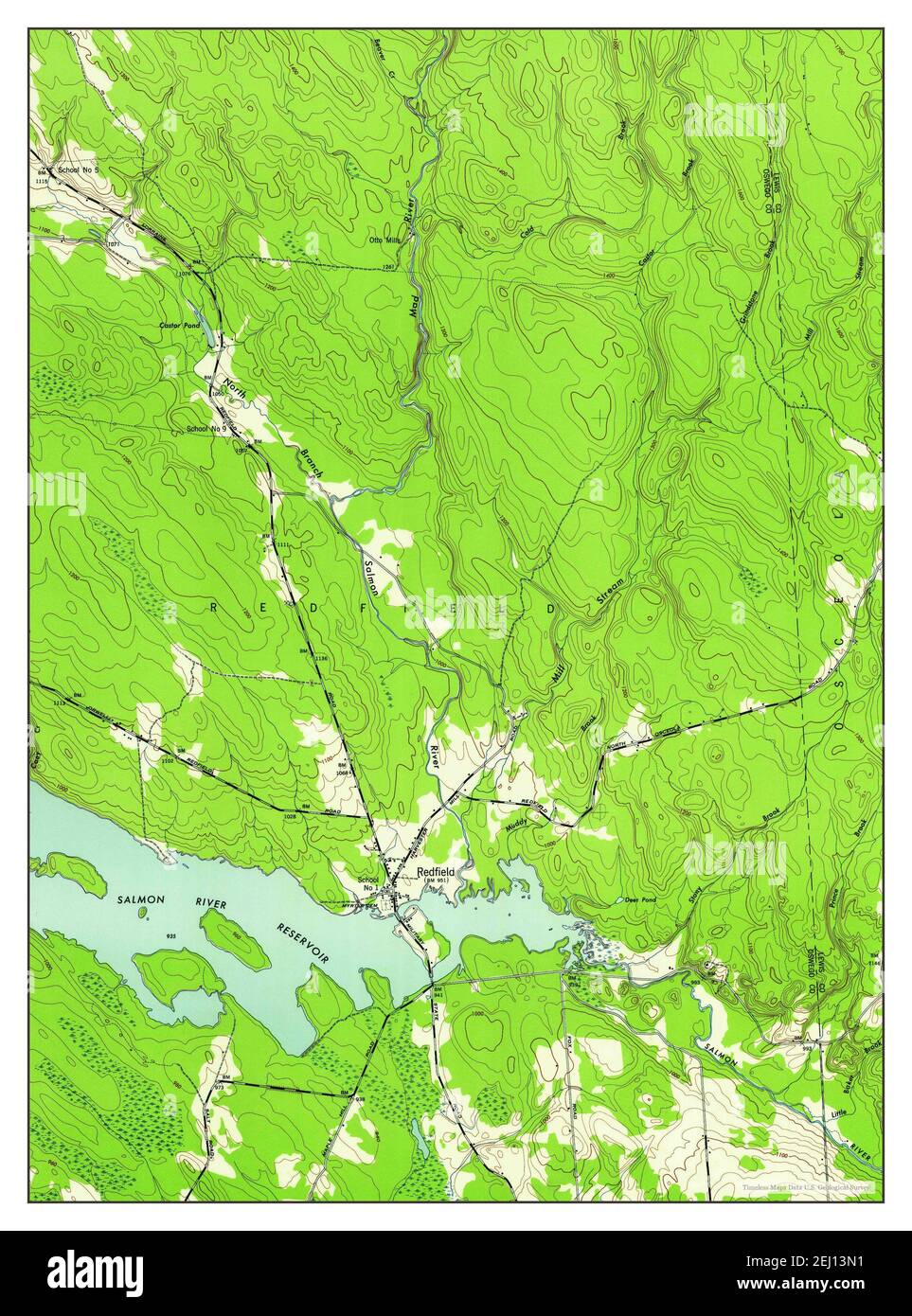 Map of redfield hi-res stock photography and images - Alamy