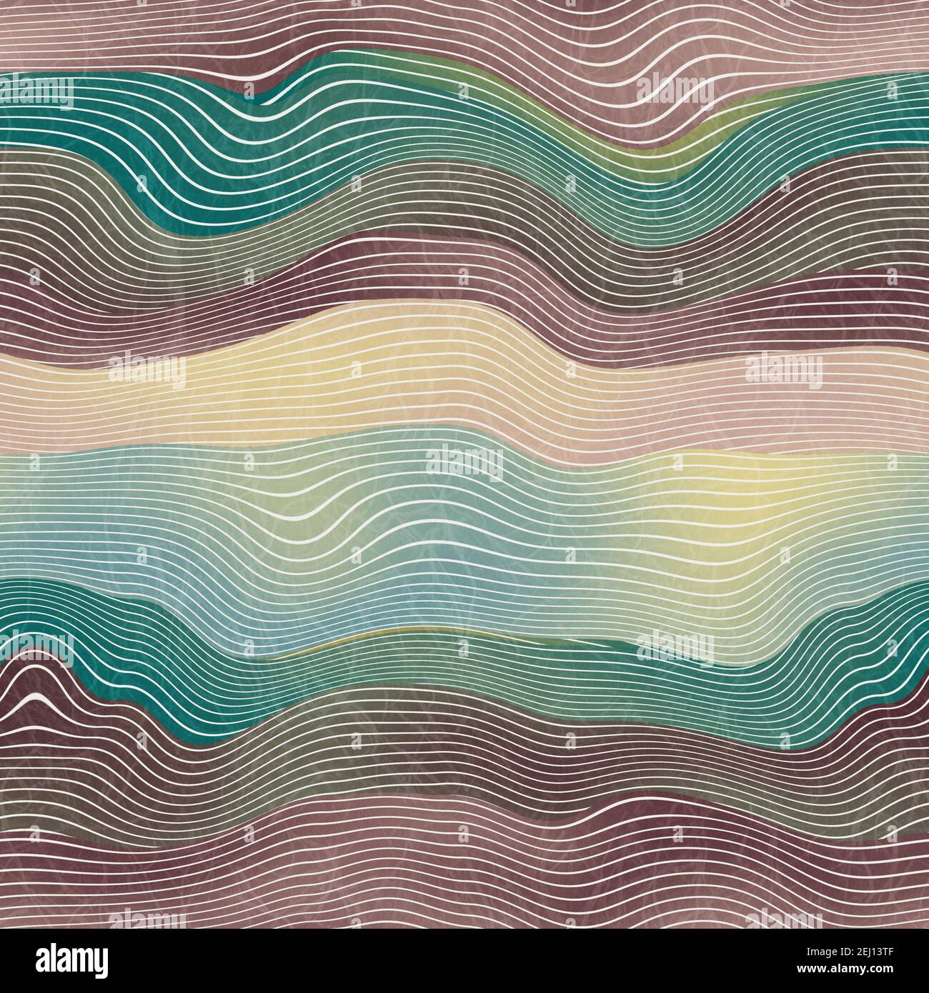 Seamless natural landscape hill pattern for print Stock Photo - Alamy