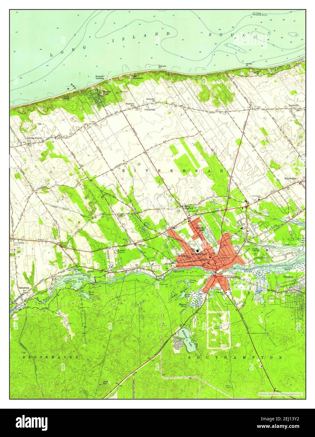 Map of riverhead hi-res stock photography and images - Alamy