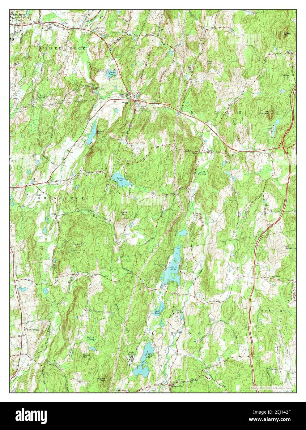 Historic map new york city Cut Out Stock Images & Pictures - Alamy