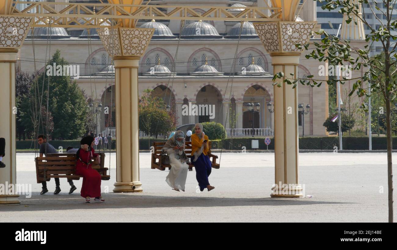 GROZNY, THE CHECHEN REPUBLIC OF ICHKERIA, CAUCASUS, RUSSIA, 6 SEPTEMBER ...