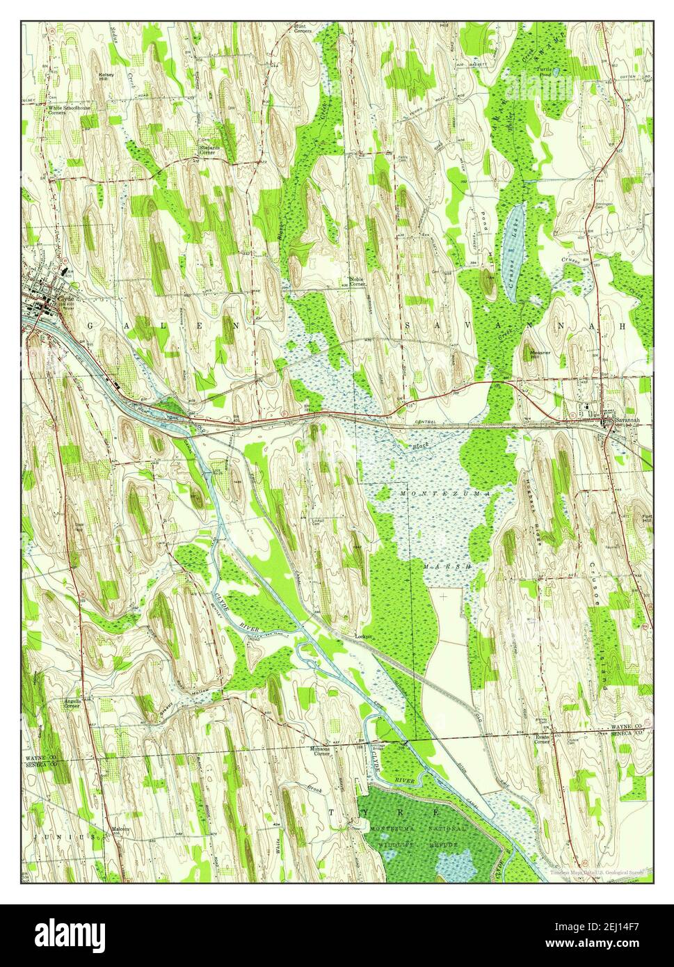 Historic savannah map hi-res stock photography and images - Alamy