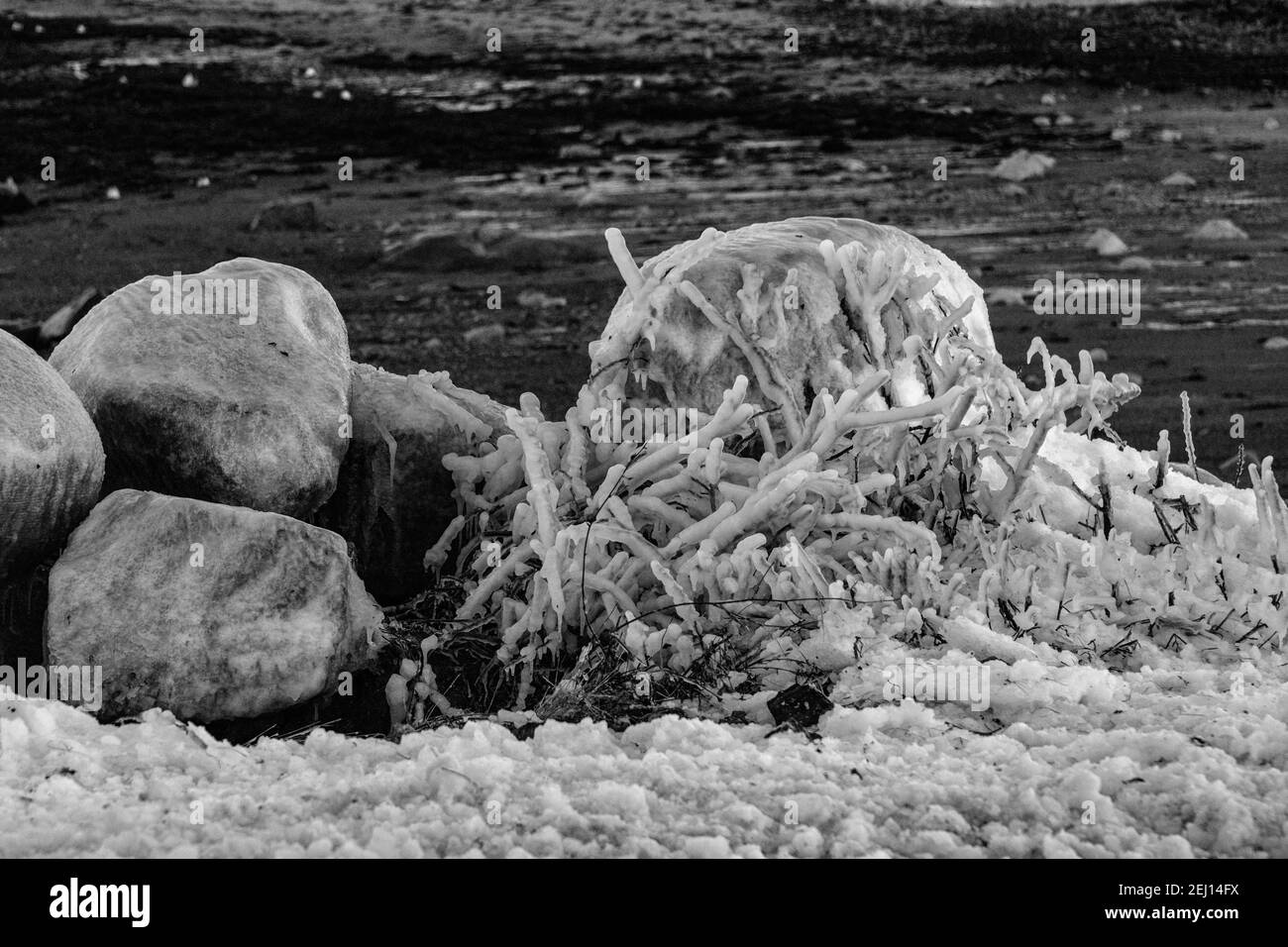 Frozen ice and ocean are impressive Stock Photo - Alamy