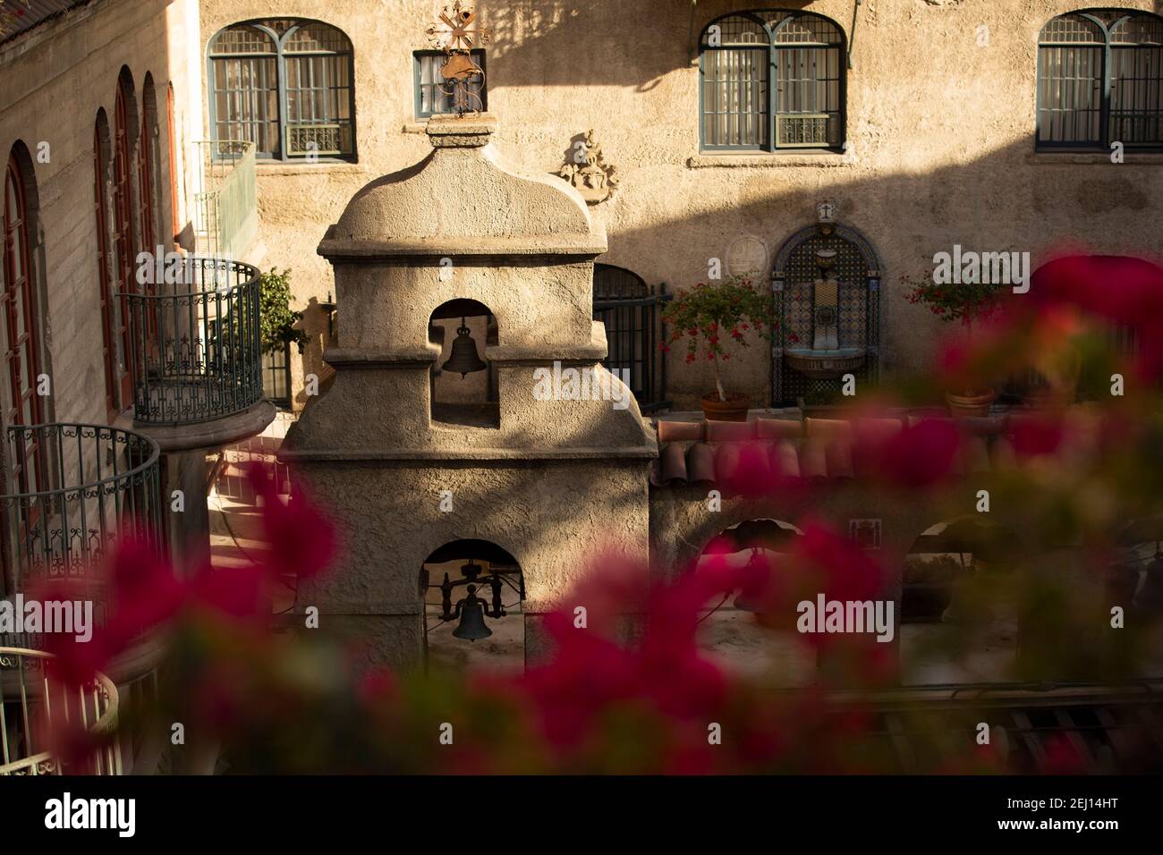 Daytime view of the historic skyline of downtown Riverside, California ...
