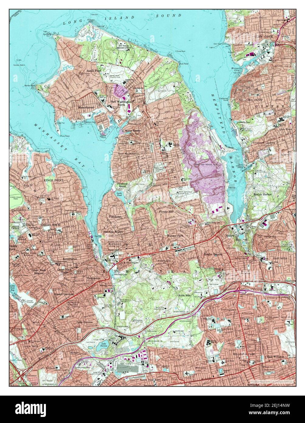 Sea Cliff, New York, map 1968, 1:24000, United States of America by ...