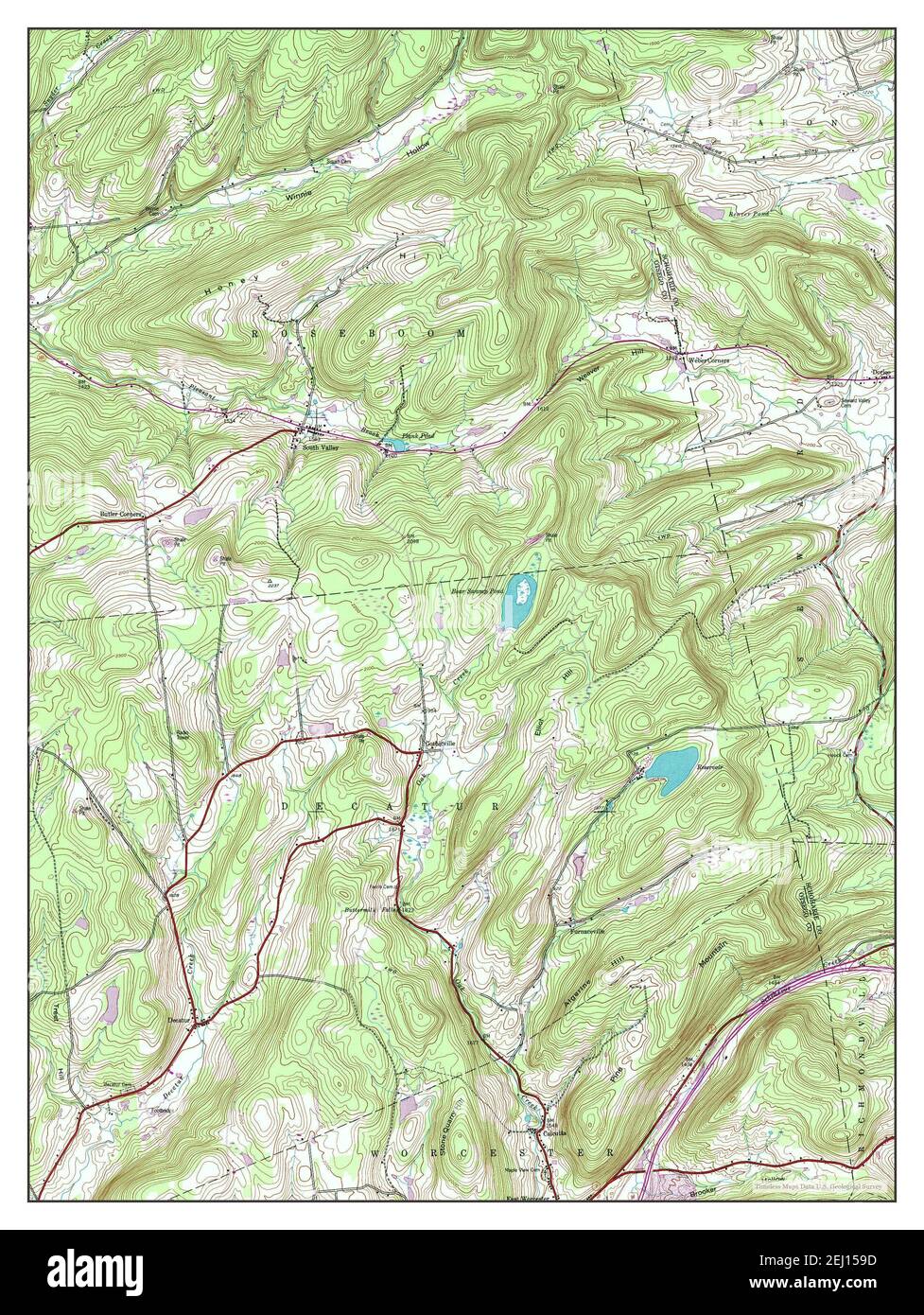 South Valley, New York, map 1943, 1:24000, United States of America by ...