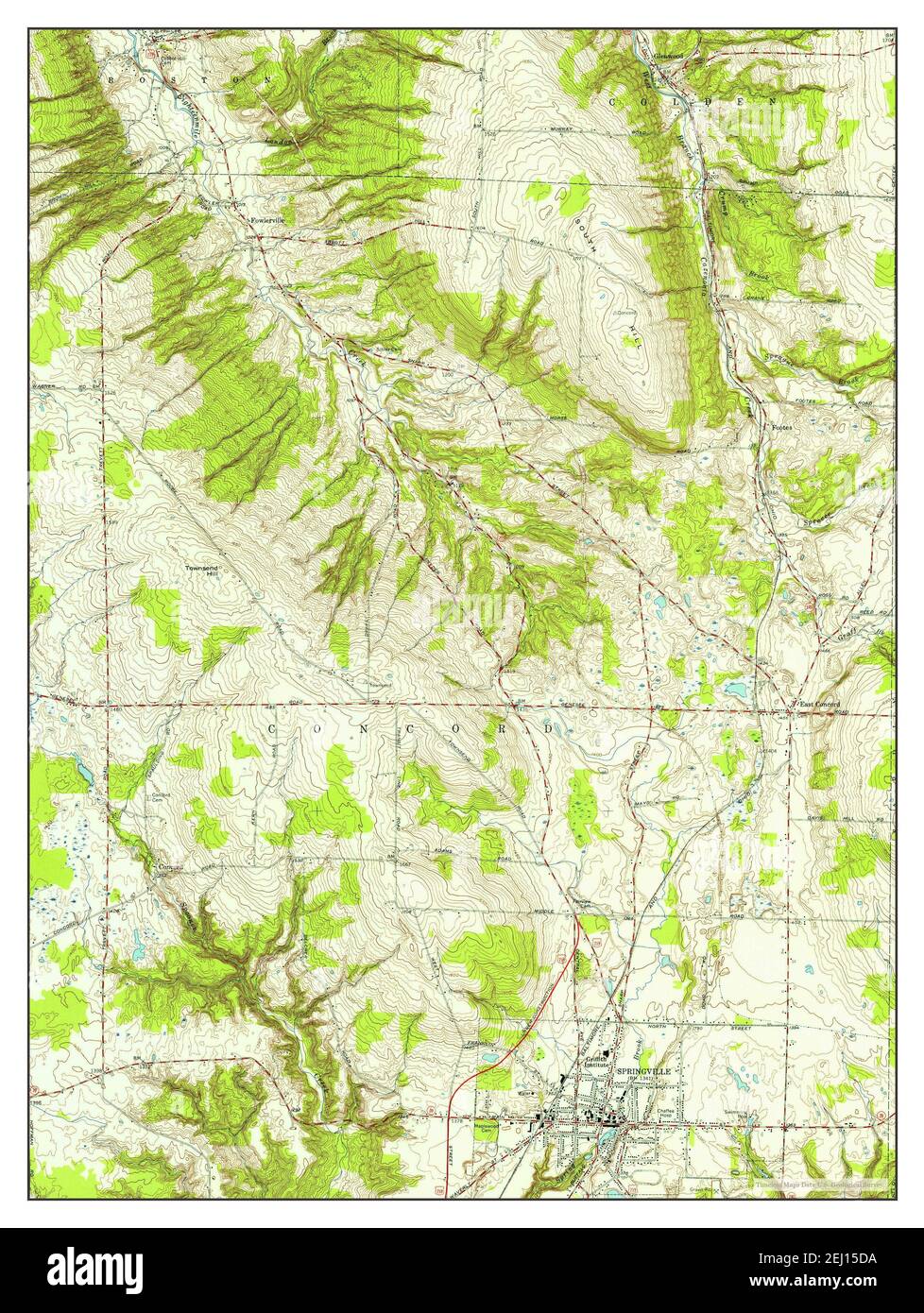 Springville township hi-res stock photography and images - Alamy