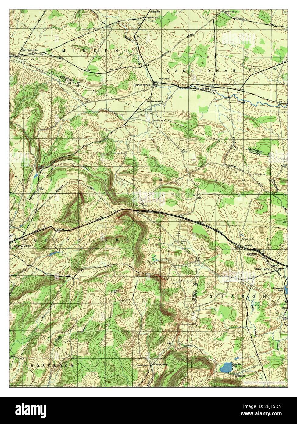Sprout Brook, New York, map 1947, 1:25000, United States of America by ...