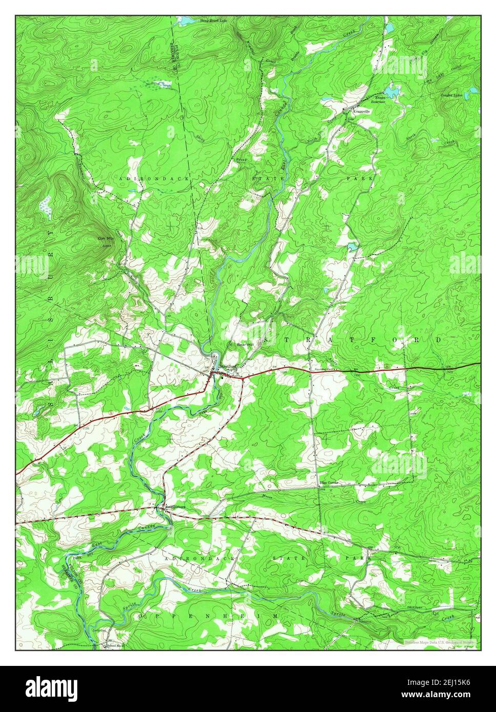 Stratford, New York, map 1945, 1:24000, United States of America by ...