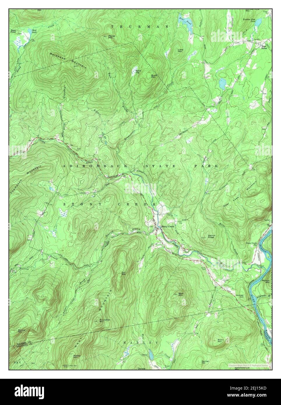 Stony Creek, New York, map 1968, 1:24000, United States of America by ...