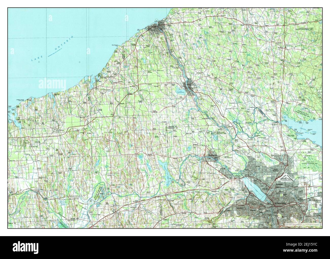 Antique map of syracuse hi-res stock photography and images - Alamy