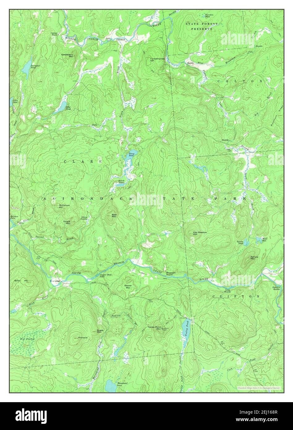Tooley Pond, New York, map 1969, 1:24000, United States of America by ...