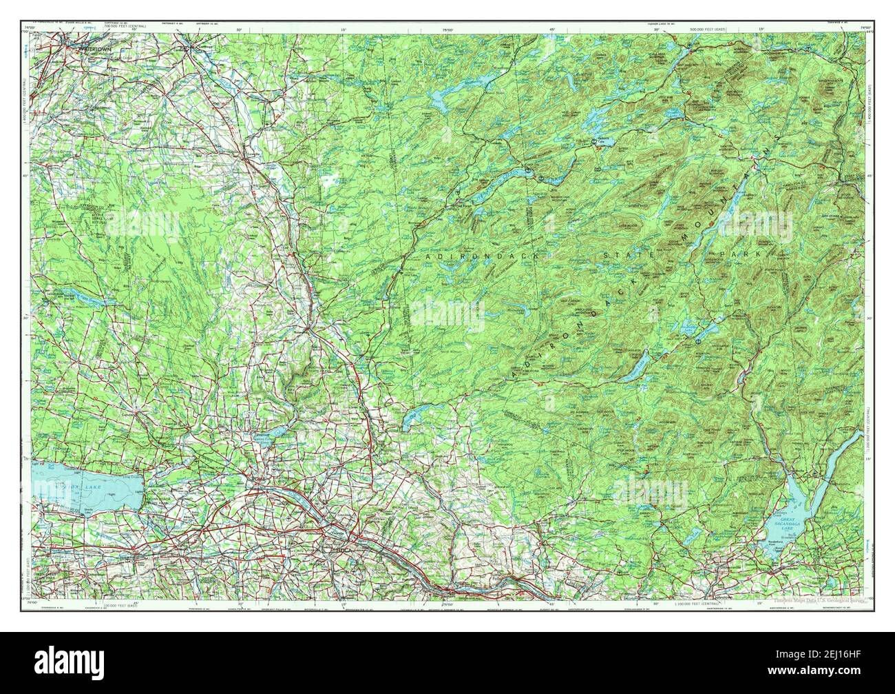 Utica, New York, map 1962, 1:250000, United States of America by ...