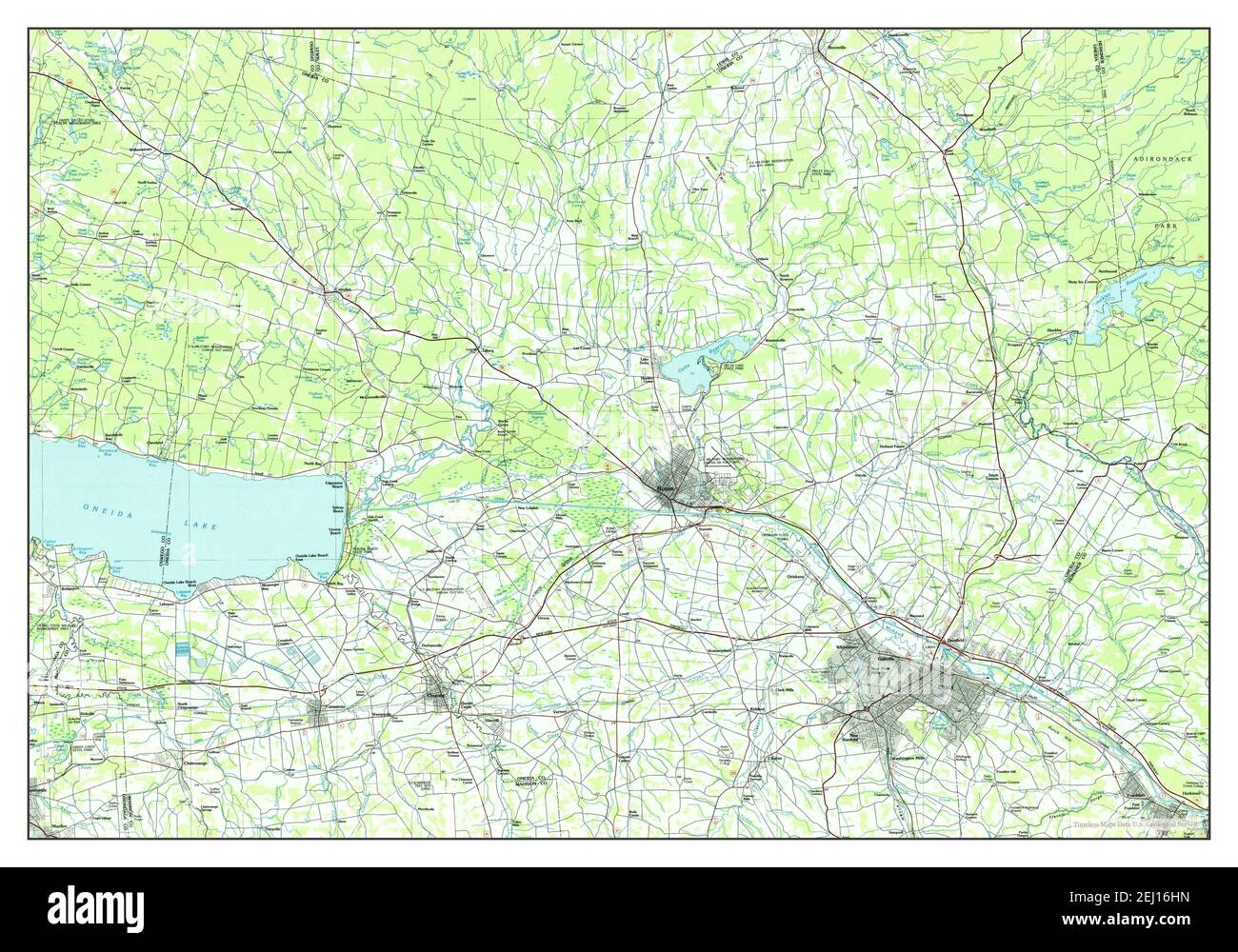 Map of utica new york hi-res stock photography and images - Alamy