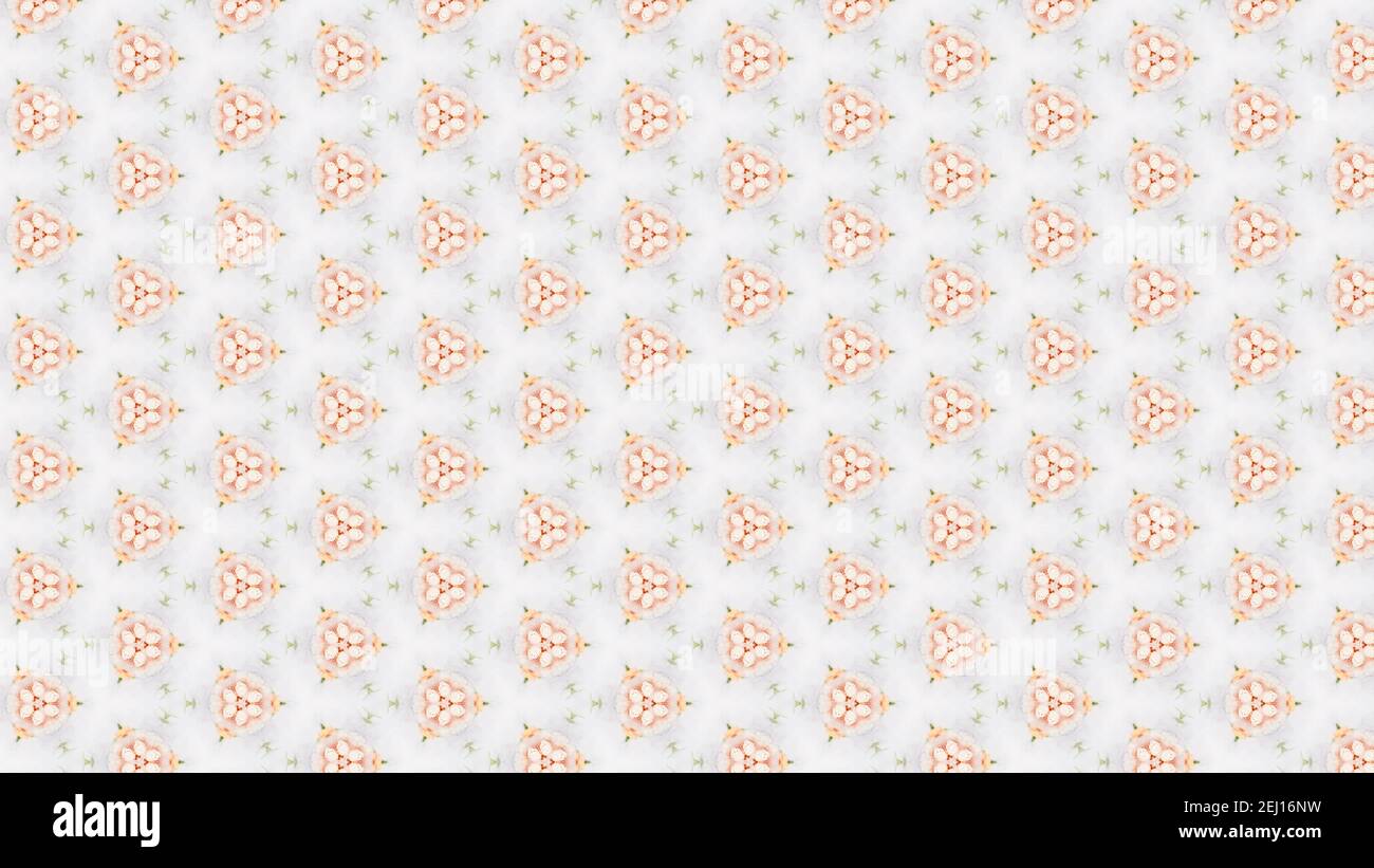 Soft cream tones in wallpaper pattern on white background Stock Photo ...