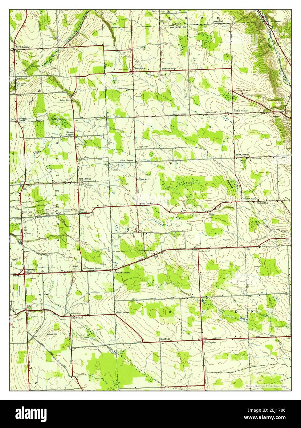 Map of groton Cut Out Stock Images & Pictures - Alamy
