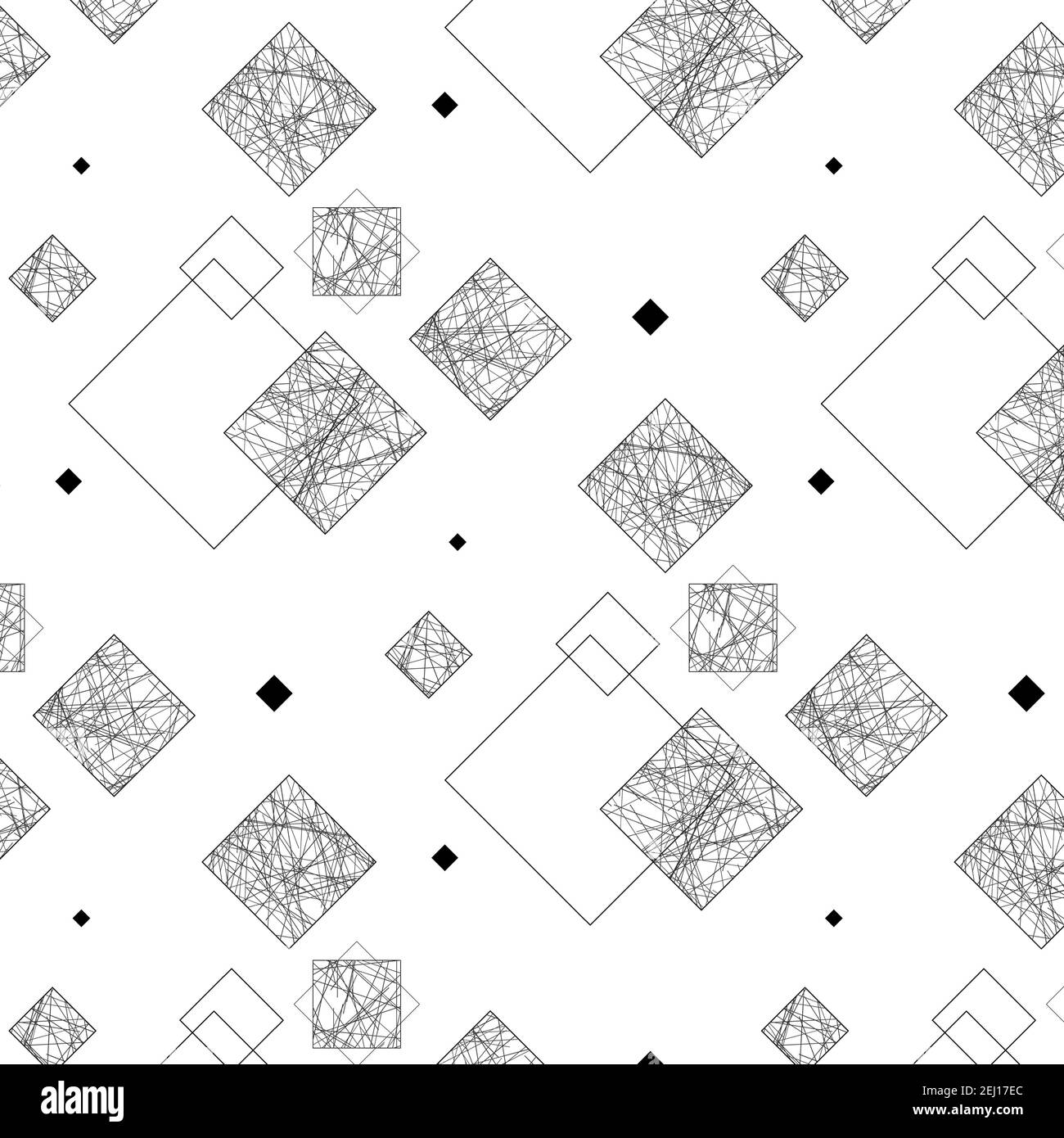 Illustration of different square outlines with stripes isolated on a ...