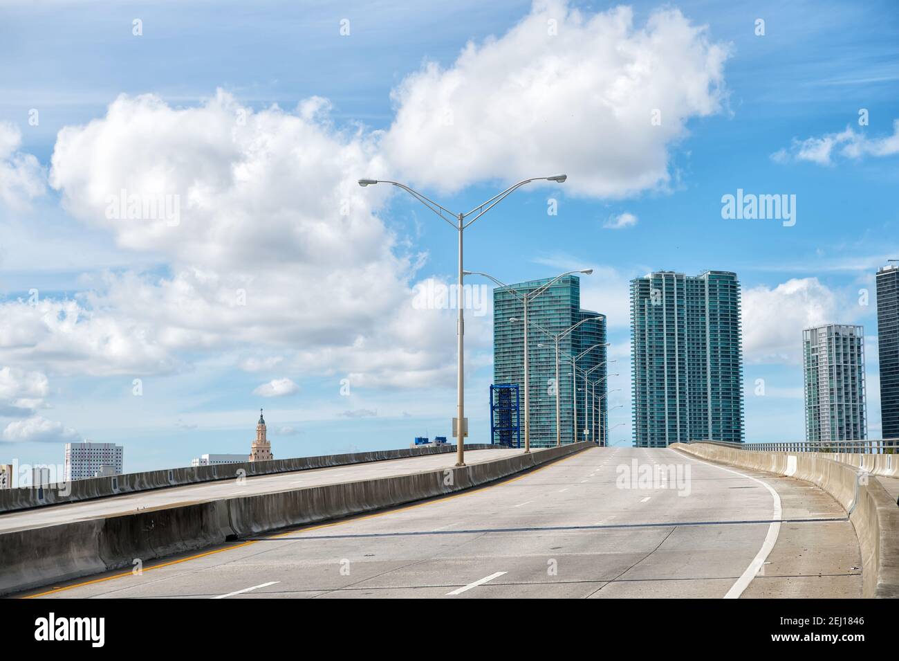 miami highway or public road roadway for transport vehicles and urban ...