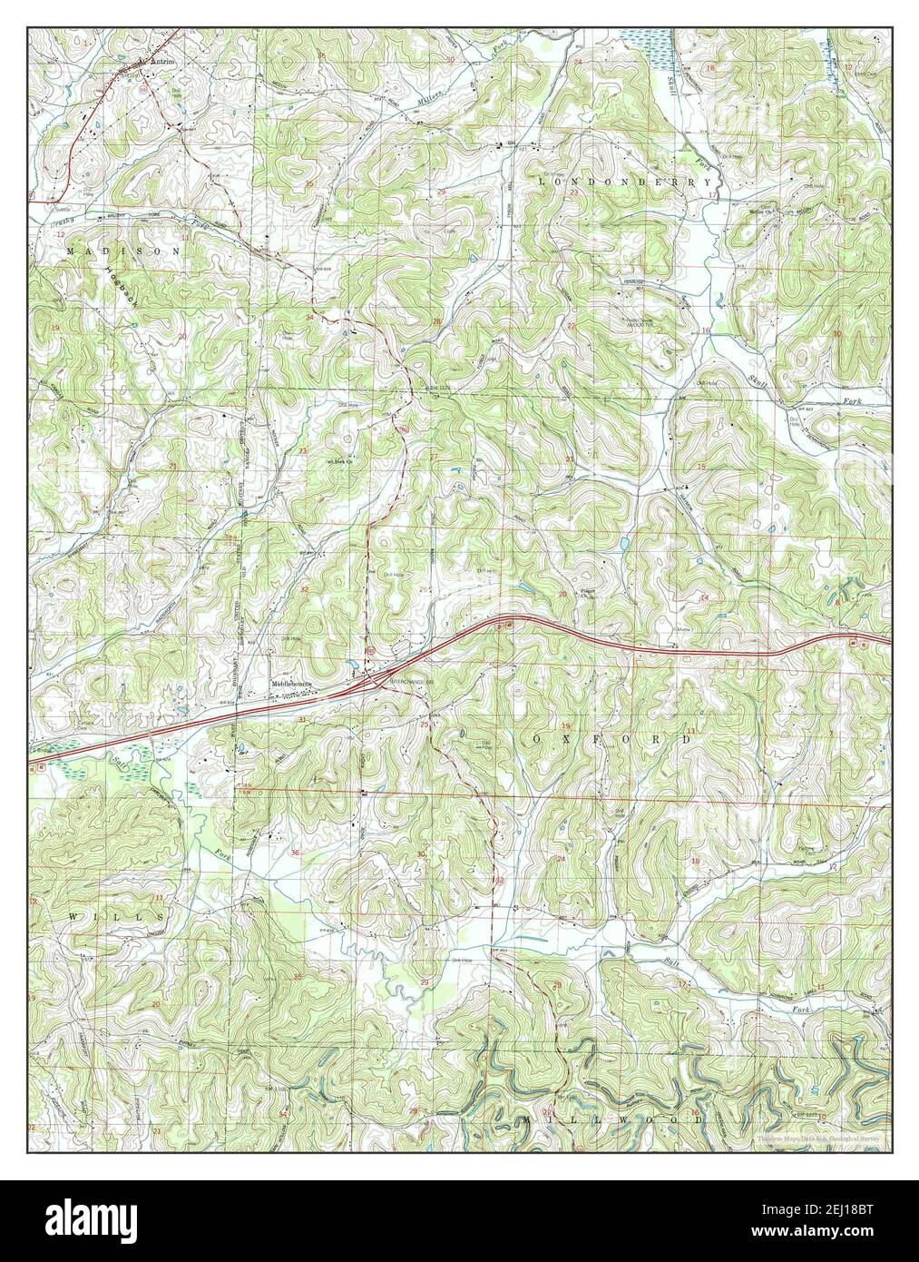 Antrim, Ohio, map 1994, 1:24000, United States of America by Timeless ...