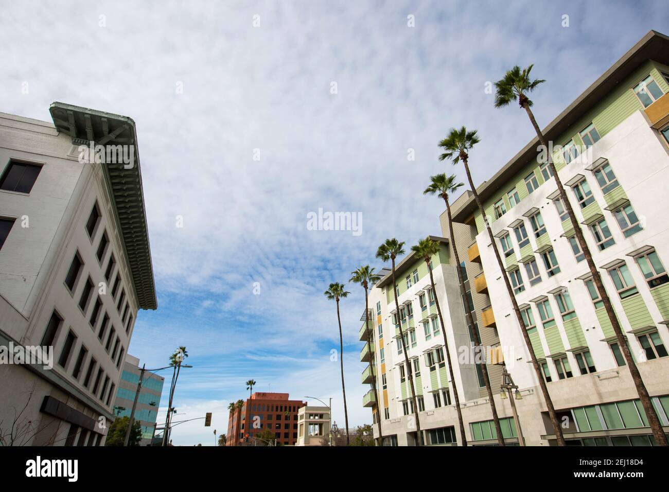 Daytime skyline view of Downtown Riverside, California, USA Stock Photo ...