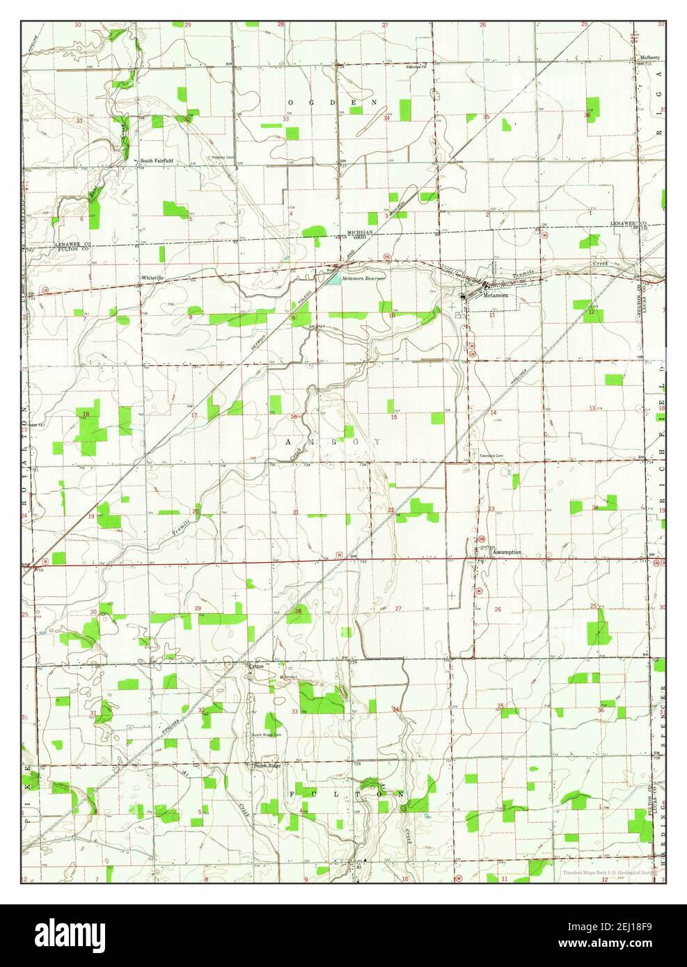 Assumption, Ohio, map 1960, 1:24000, United States of America by ...