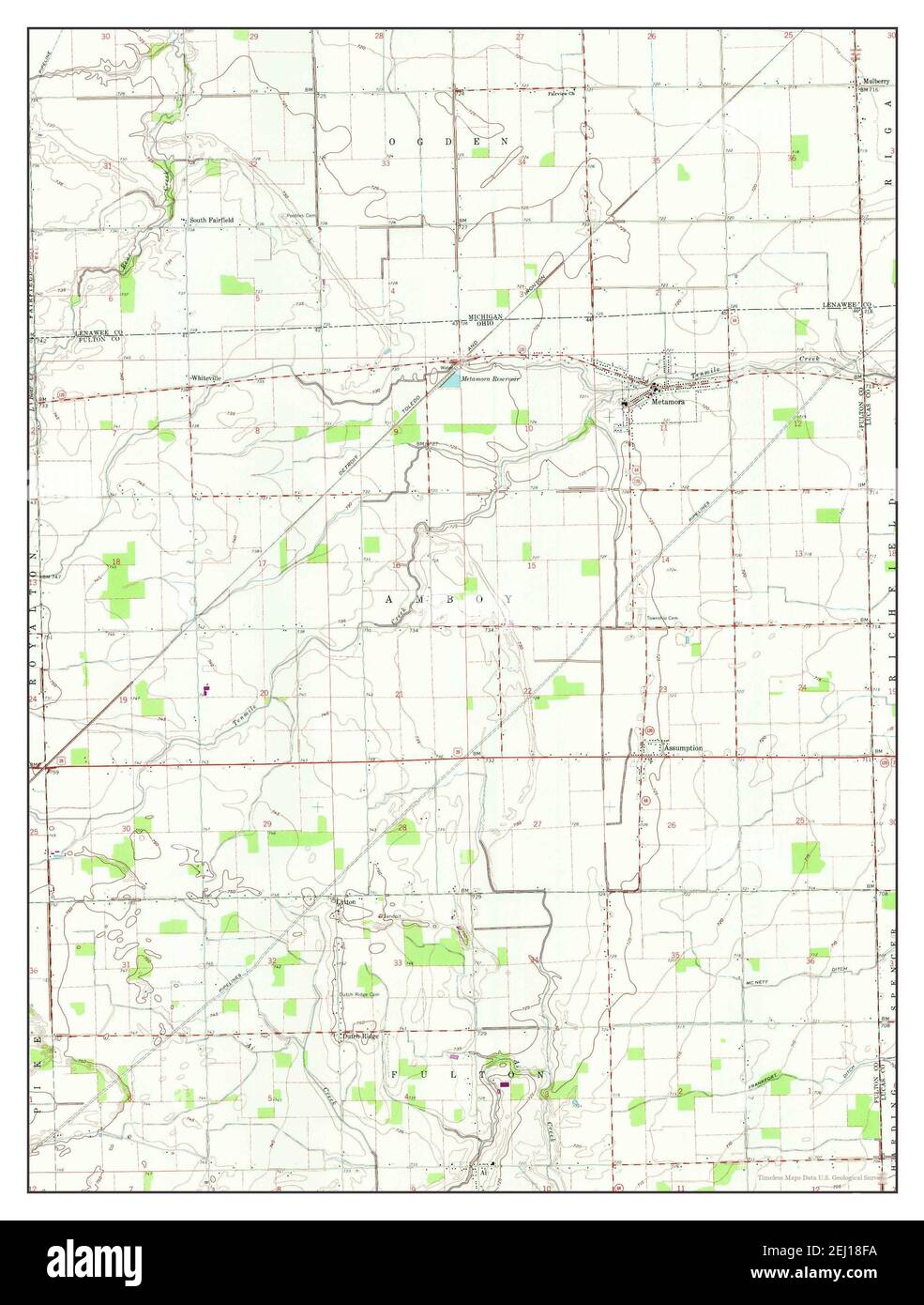 Assumption, Ohio, map 1960, 1:24000, United States of America by ...