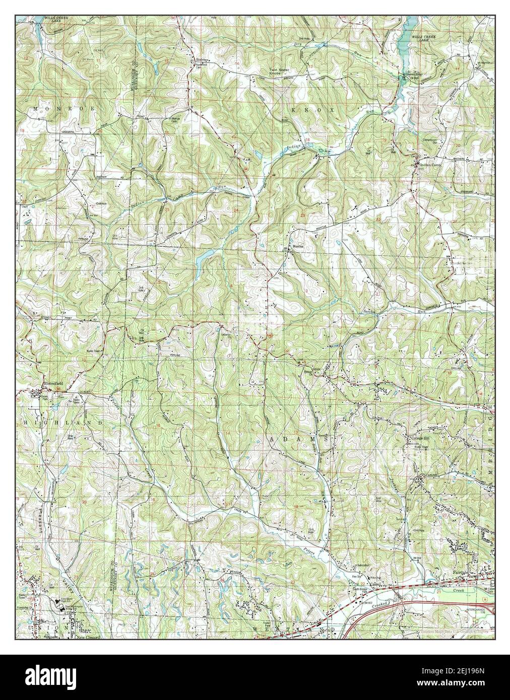 Bloomfield, Ohio, map 1994, 1:24000, United States of America by ...