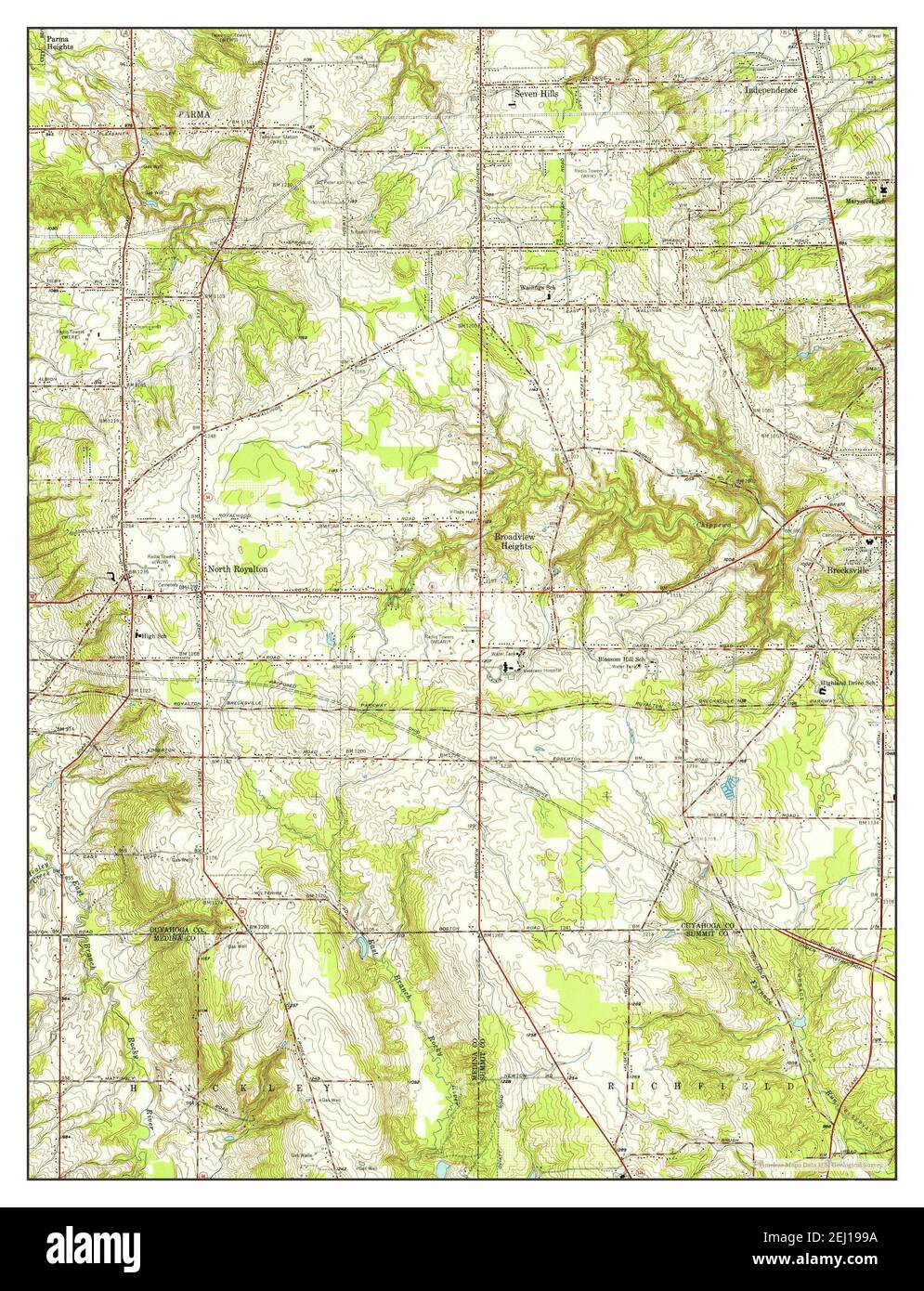 Map of broadview hi-res stock photography and images - Alamy