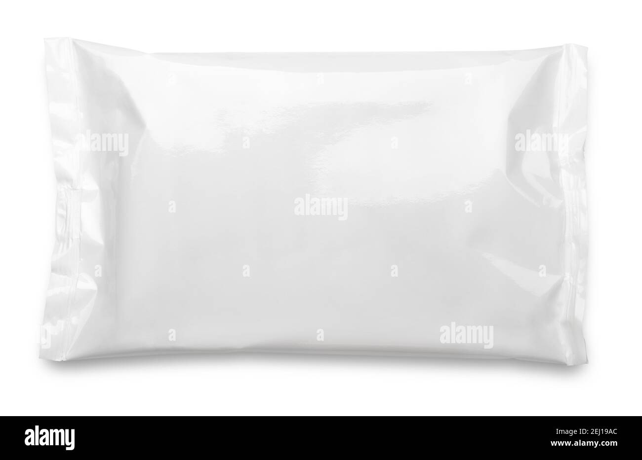 Blank plastic pouch food packaging isolated on white background Stock ...