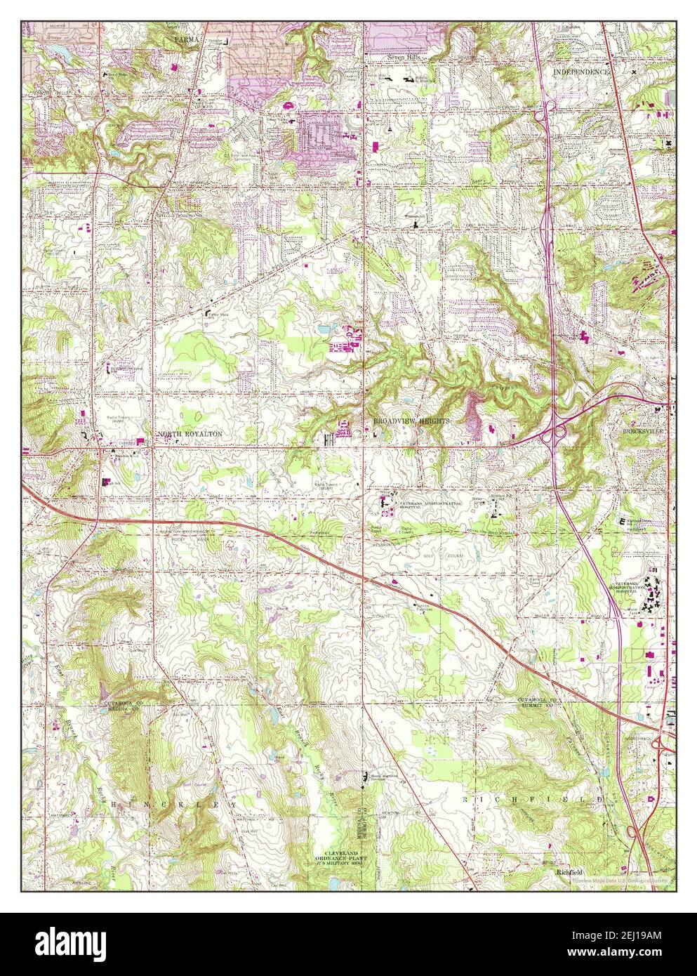 Map of broadview hi-res stock photography and images - Alamy