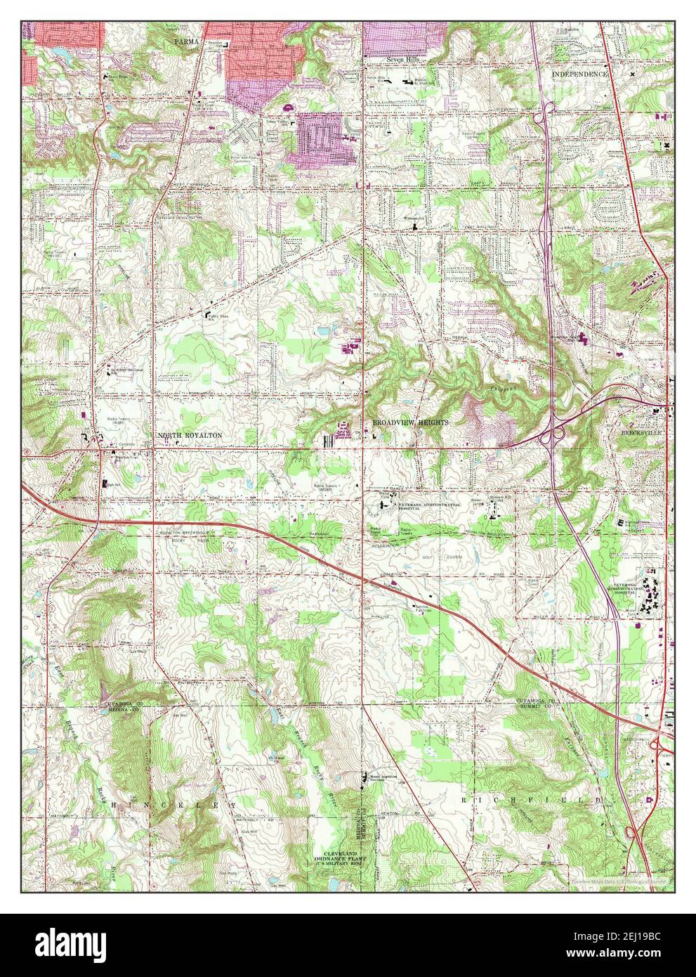 Map of broadview hi-res stock photography and images - Alamy