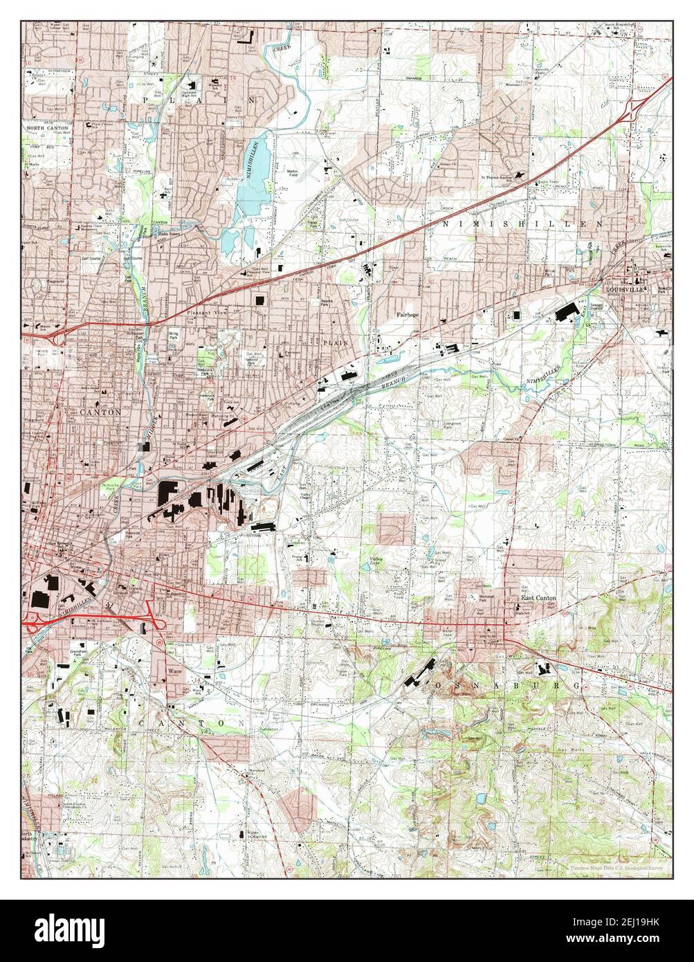 Canton East, Ohio, map 1994, 1:24000, United States of America by ...