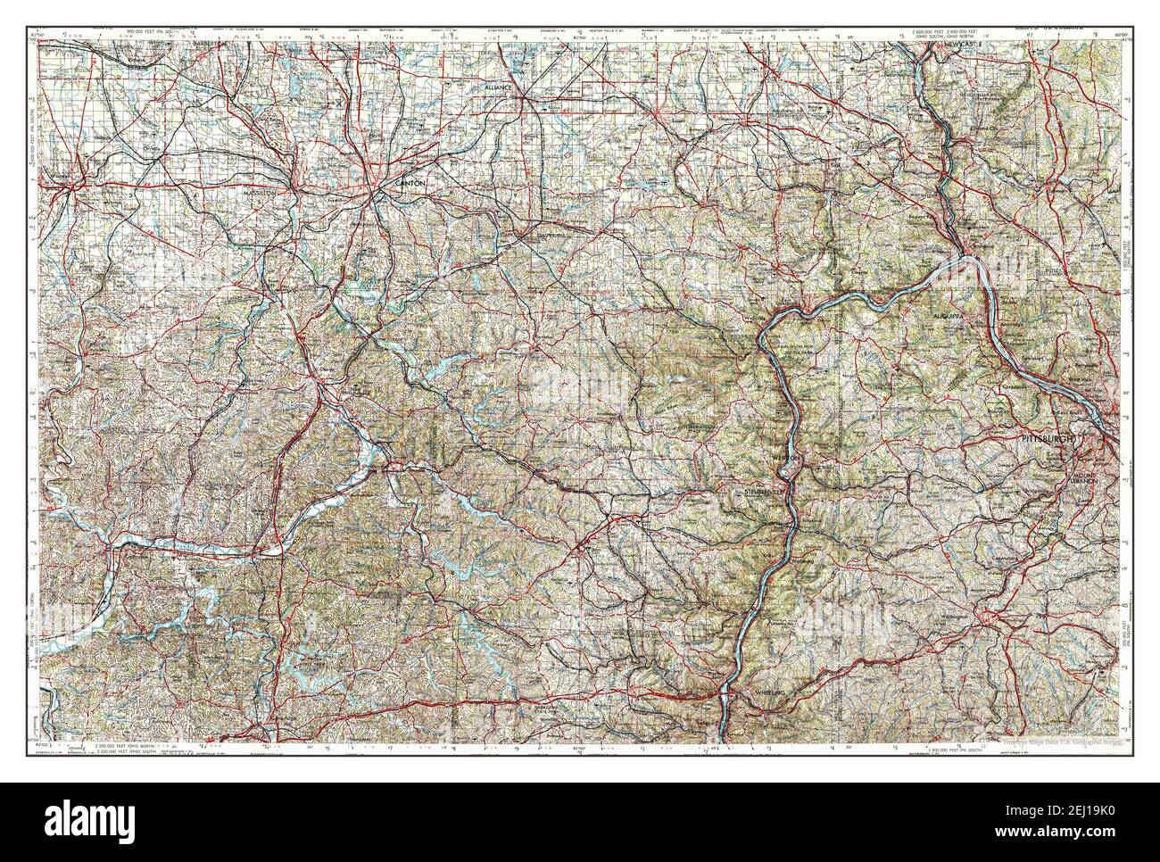 Canton ohio map hi-res stock photography and images - Alamy