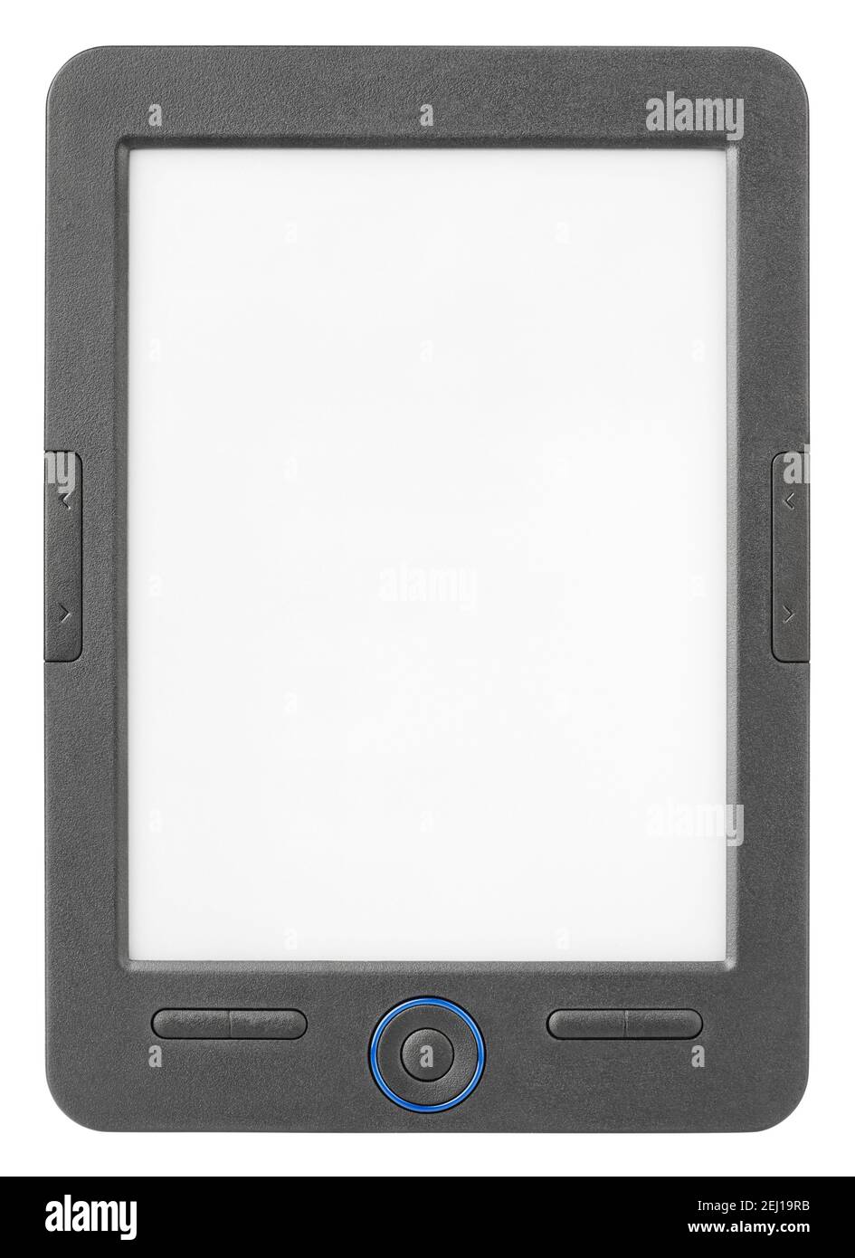 Portable e-book reader isolated on white background with clipping path ...