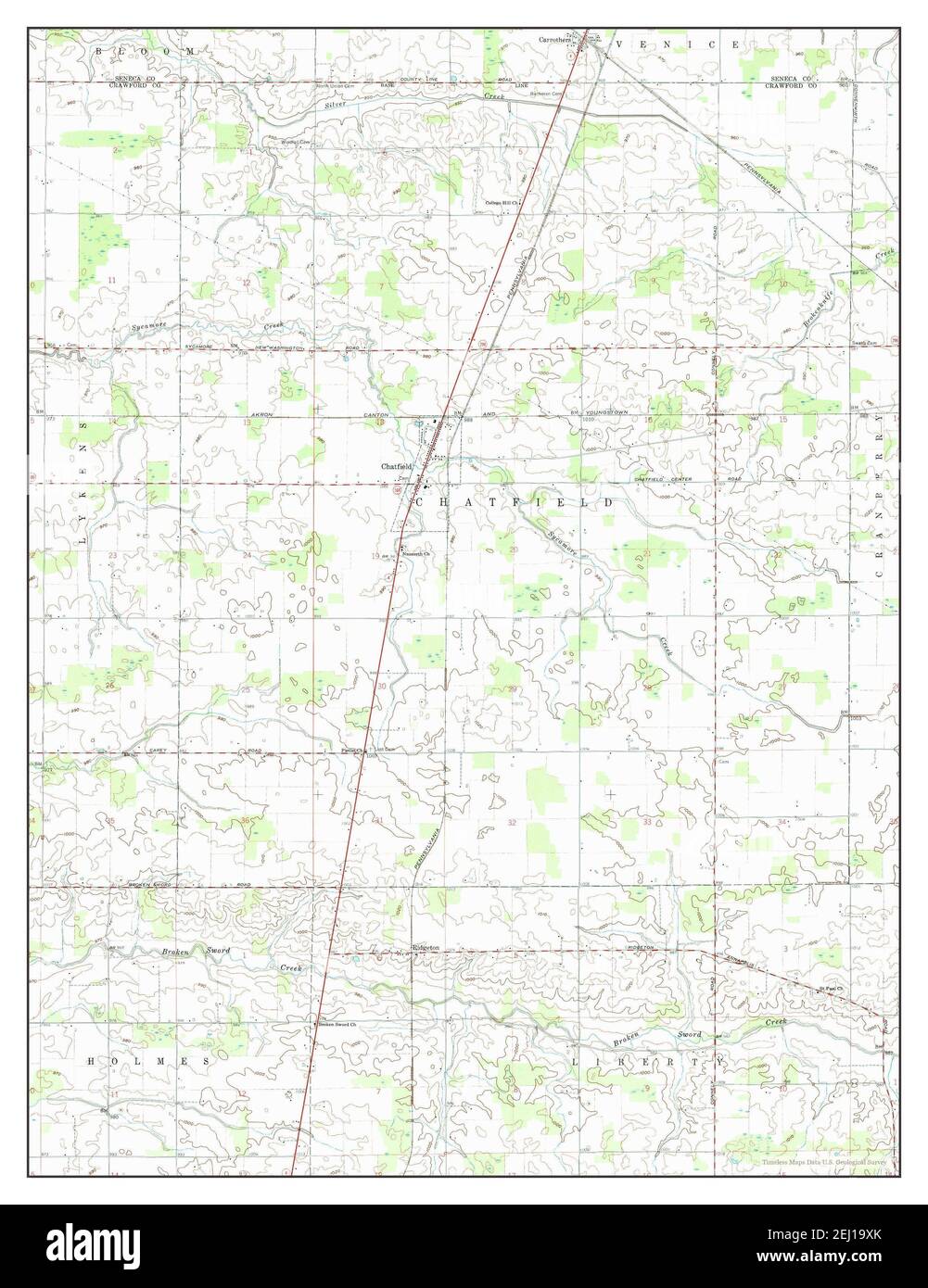 Map of chatfield hi-res stock photography and images - Alamy