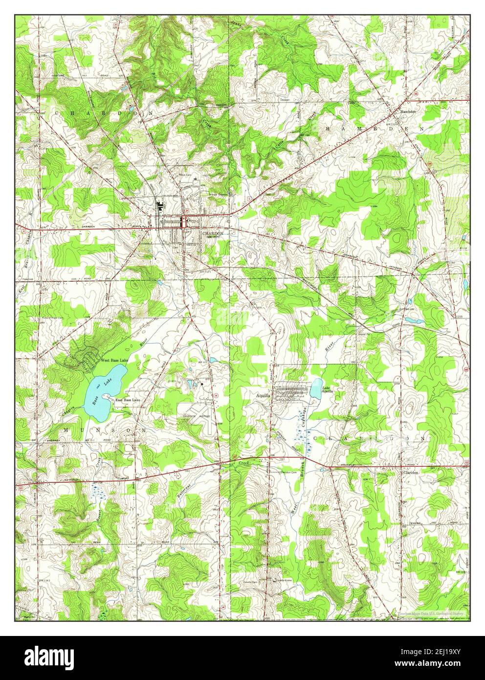 Map of chardon hi-res stock photography and images - Alamy