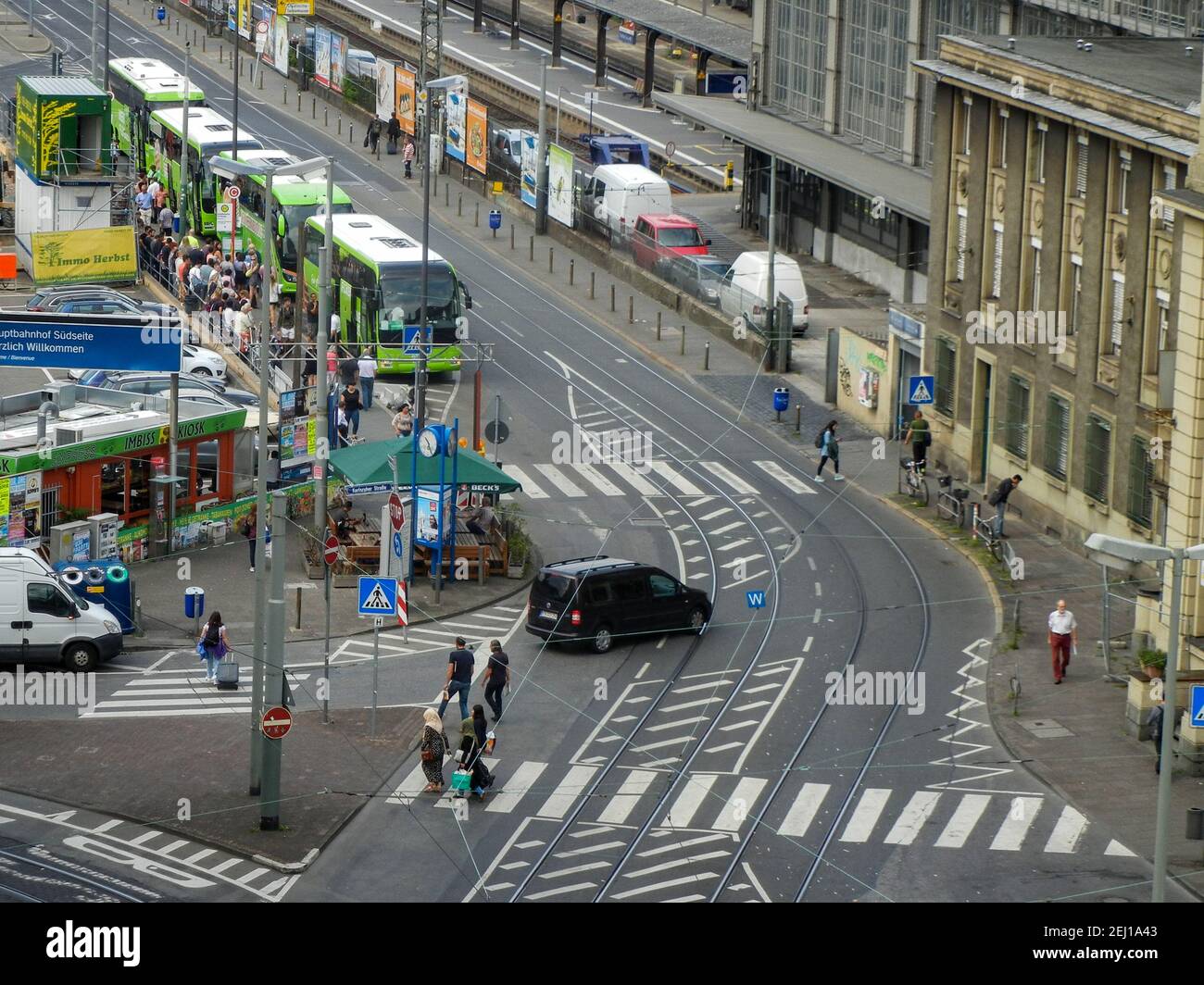 Buses in germany hi-res stock photography and images - Alamy