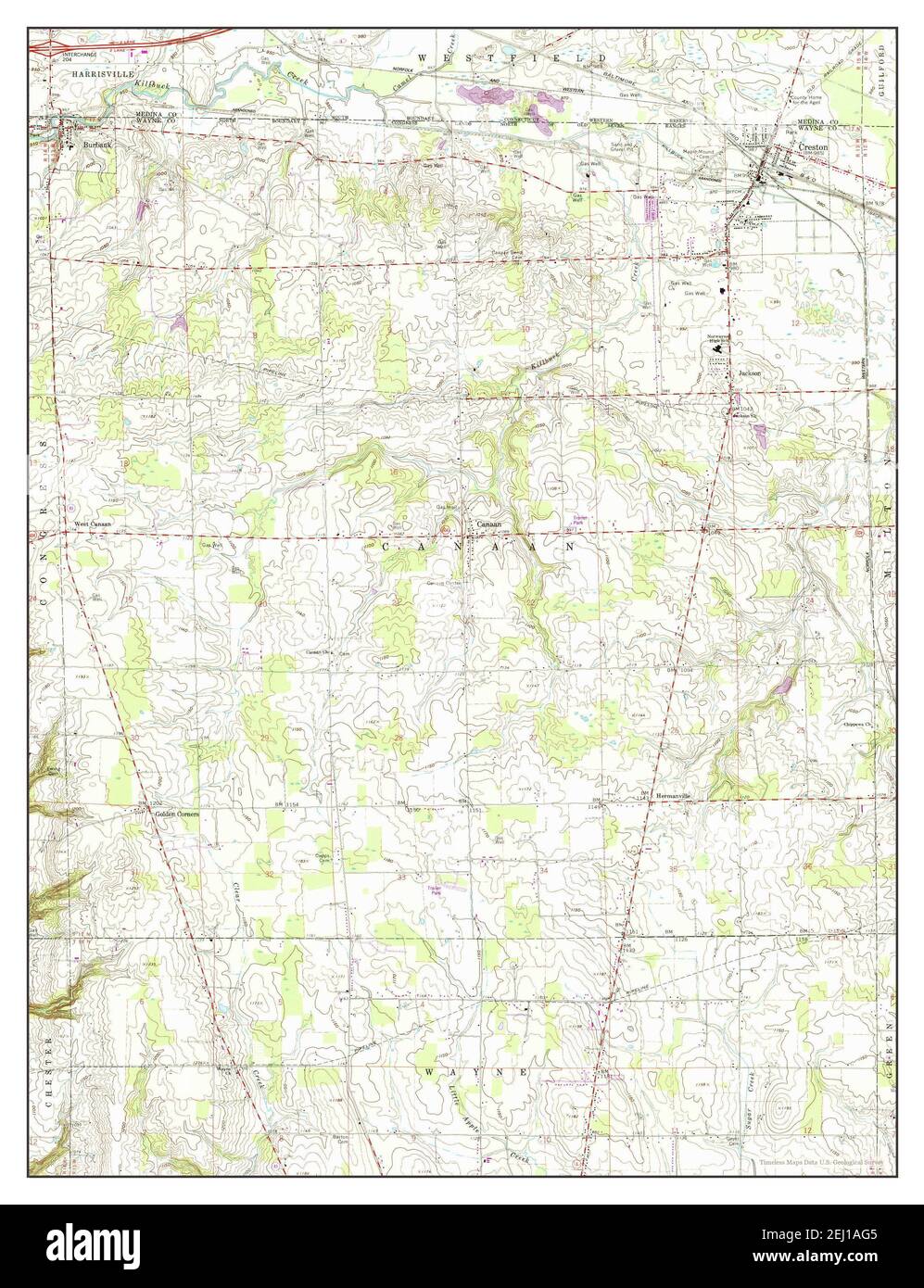 Map of creston hi-res stock photography and images - Alamy