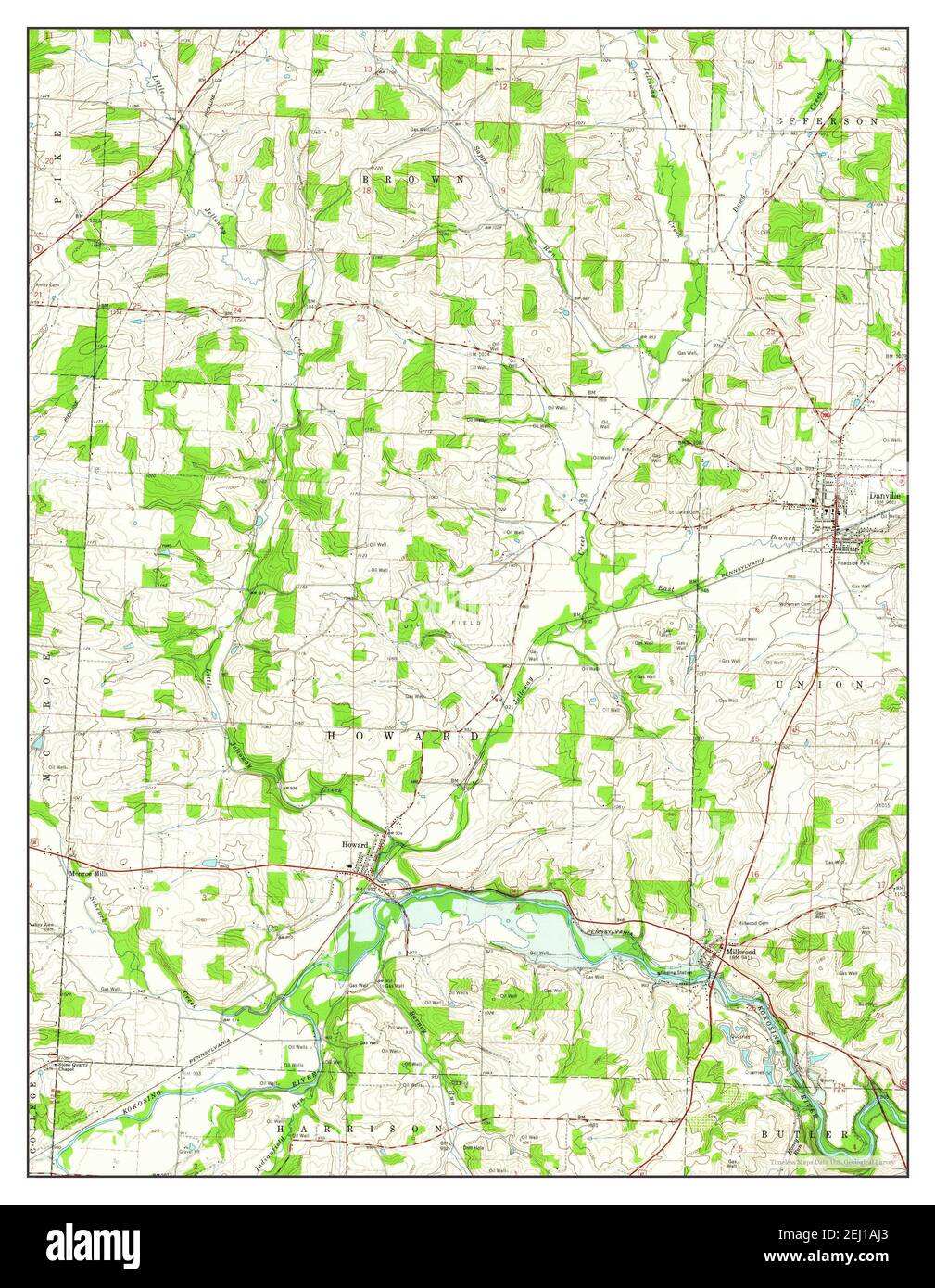 Danville map Cut Out Stock Images & Pictures - Alamy