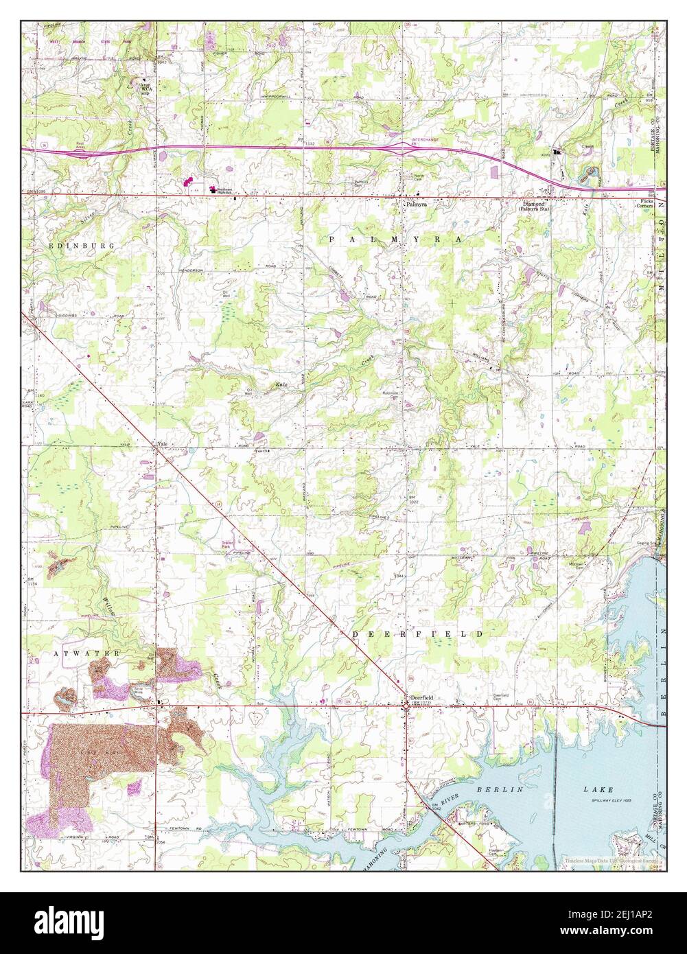 Deerfield map Cut Out Stock Images & Pictures - Alamy