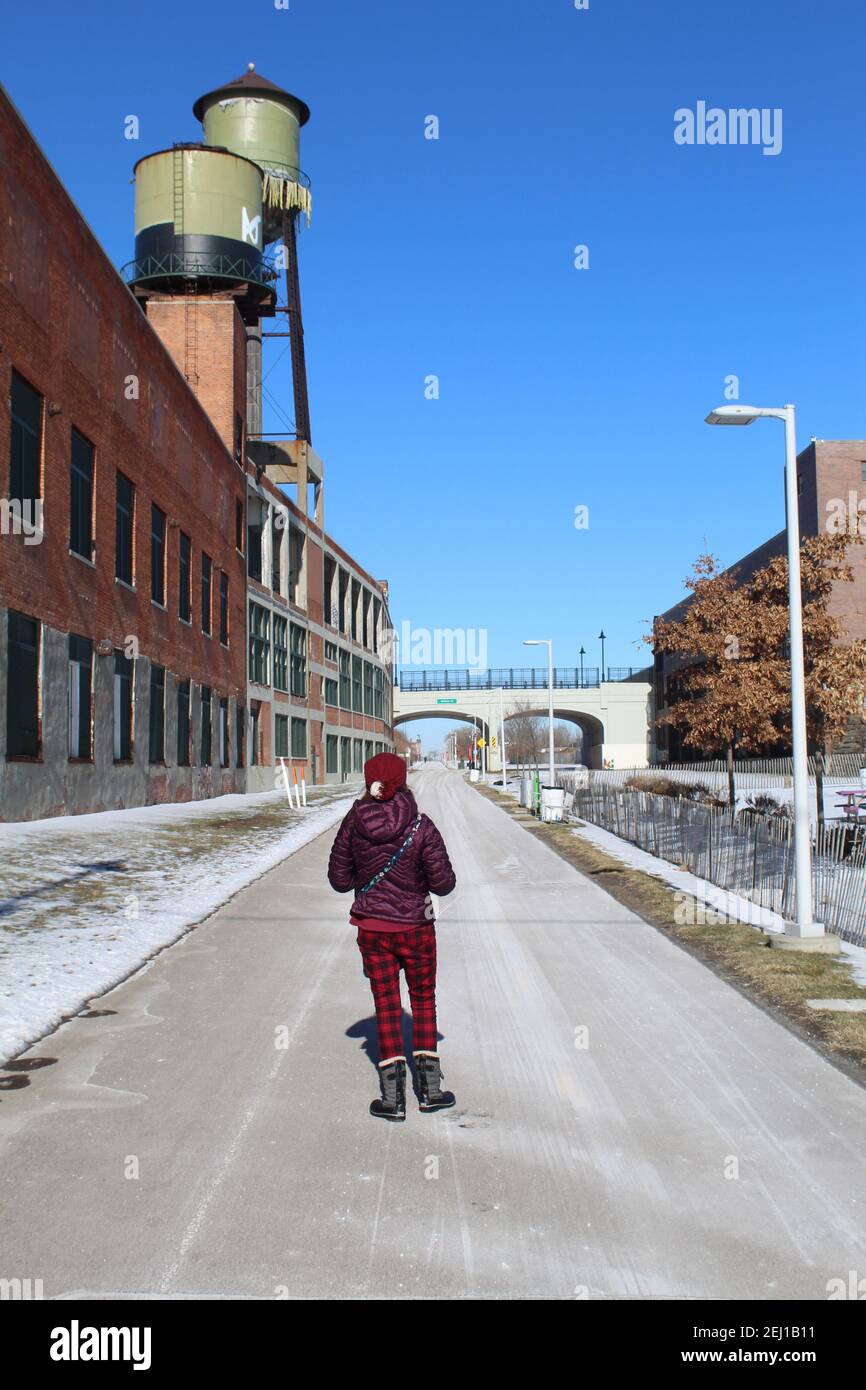 Dequindre cut trail hi-res stock photography and images - Alamy