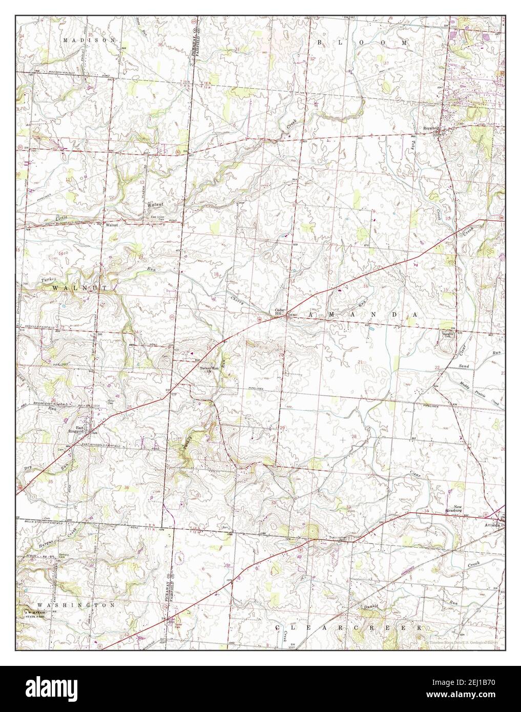 East Ringgold, Ohio, map 1992, 1:24000, United States of America by ...