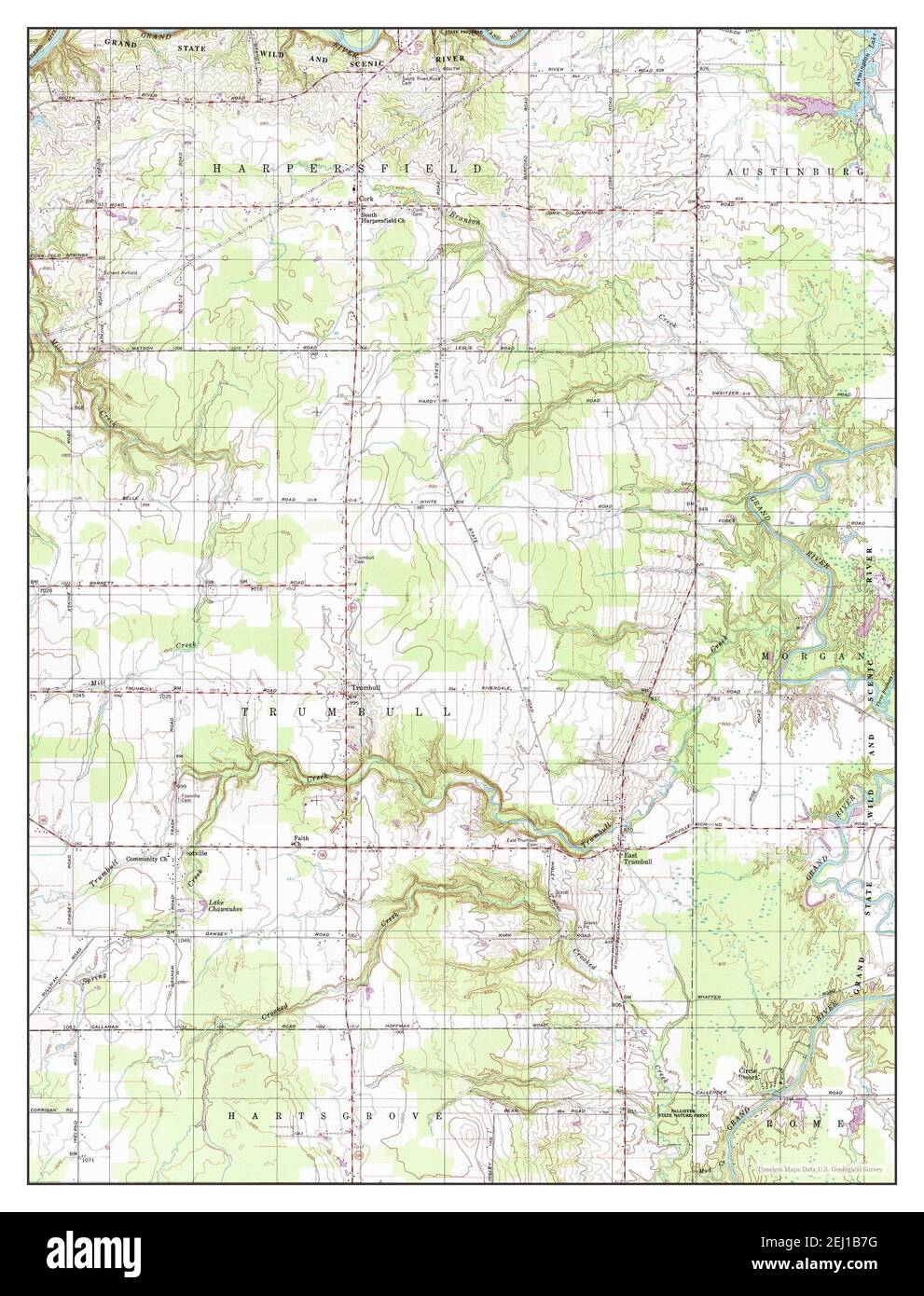 East Trumbull, Ohio, map 1994, 1:24000, United States of America by ...