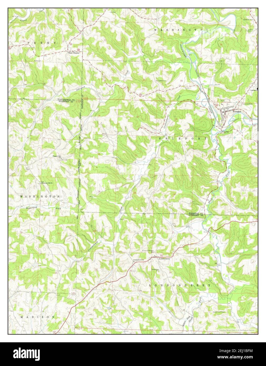 Freeport ohio map hi-res stock photography and images - Alamy