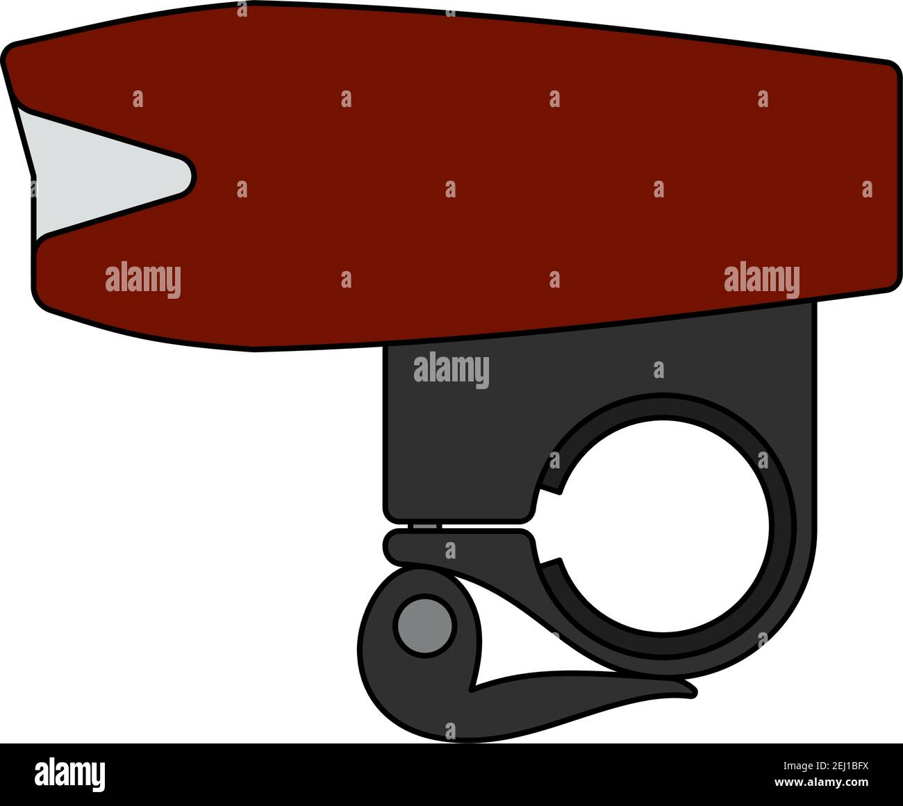 Bike Light Equipment Icon. Editable Outline With Color Fill Design ...