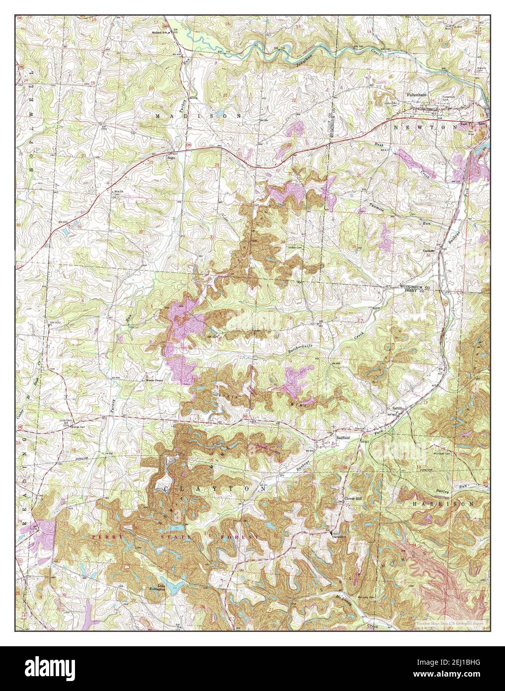 Fultonham, Ohio, map 1992, 1:24000, United States of America by ...