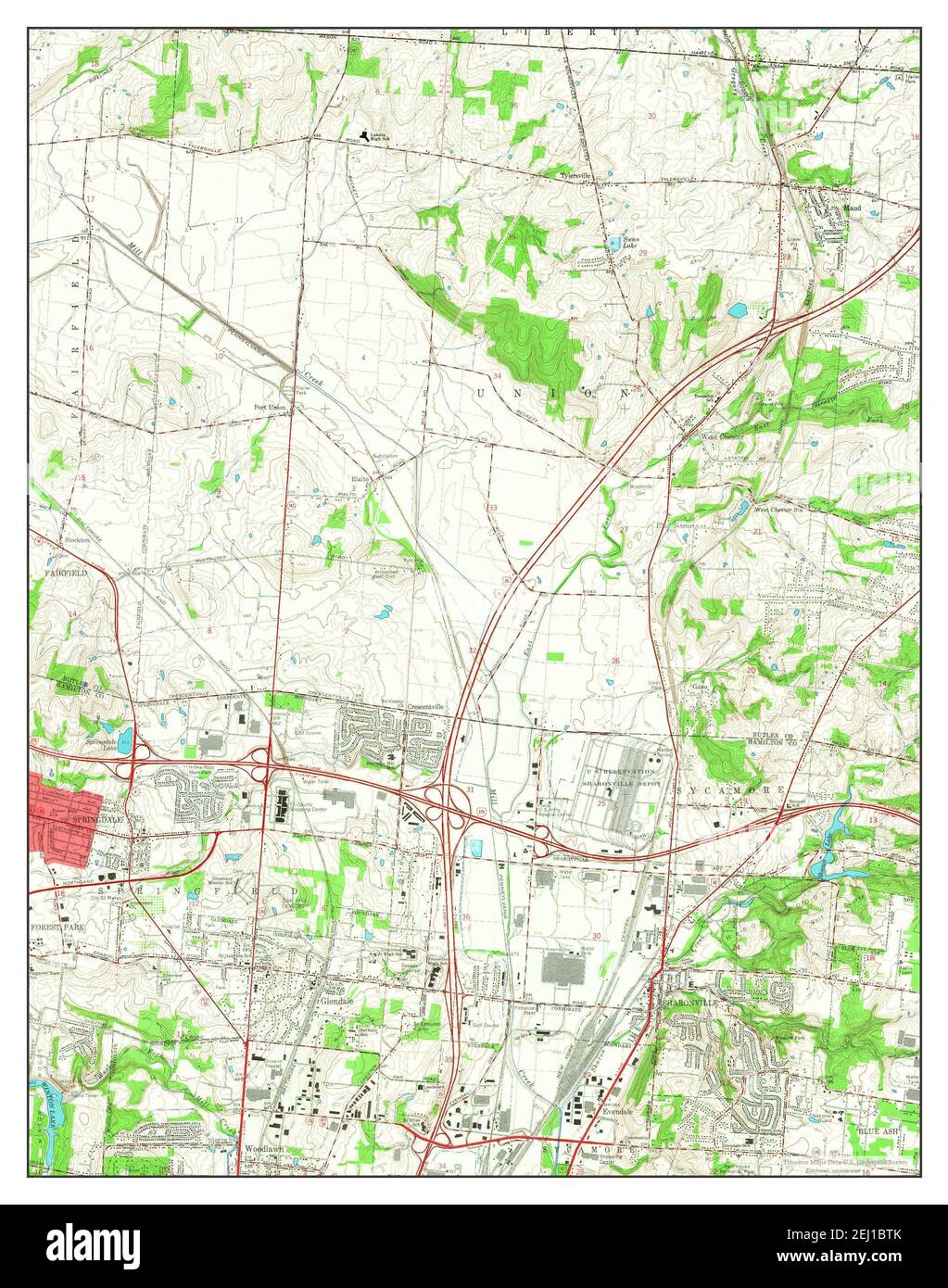 Map of glendale Cut Out Stock Images & Pictures - Alamy