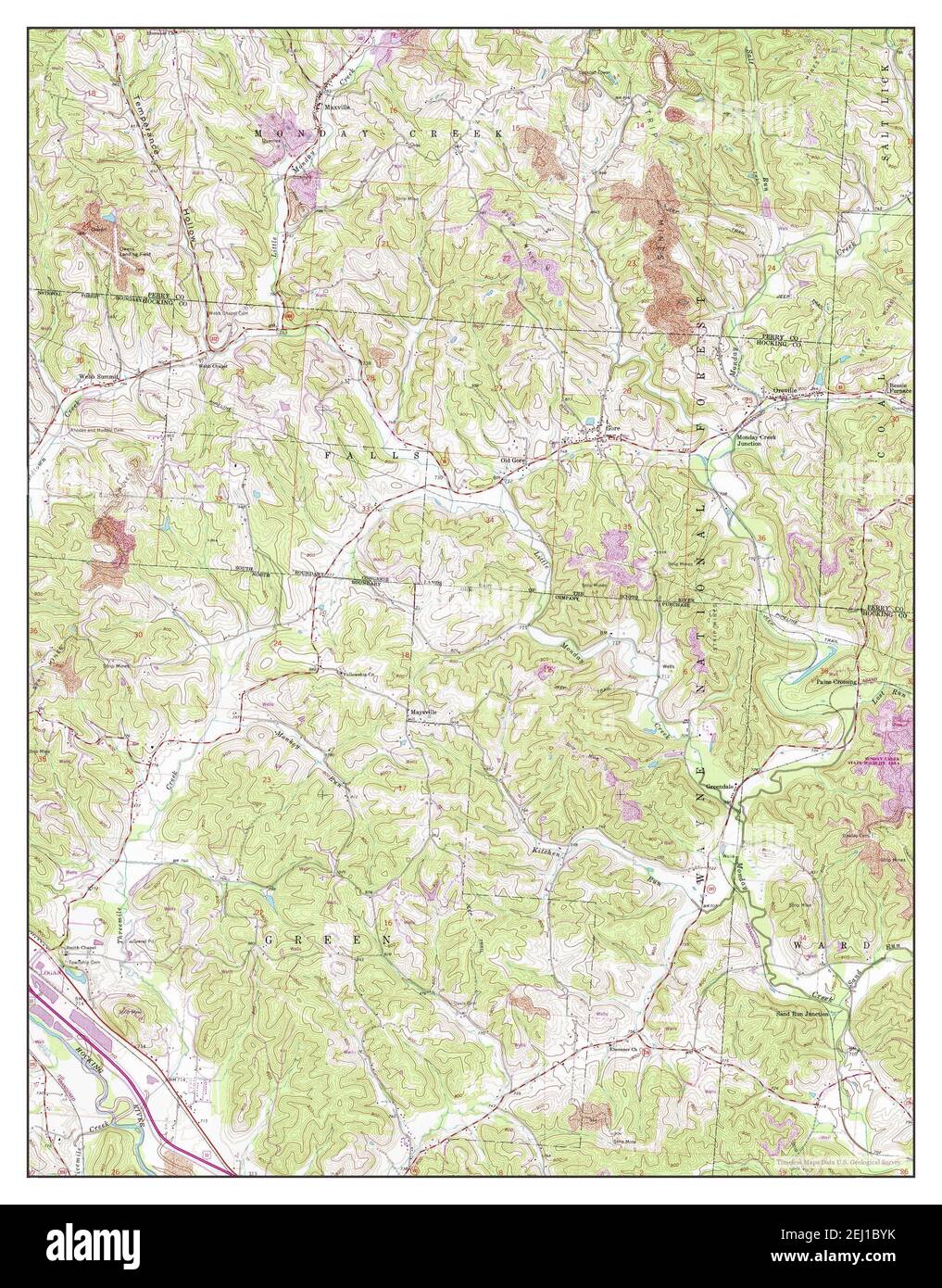 Gore, Ohio, map 1992, 1:24000, United States of America by Timeless ...
