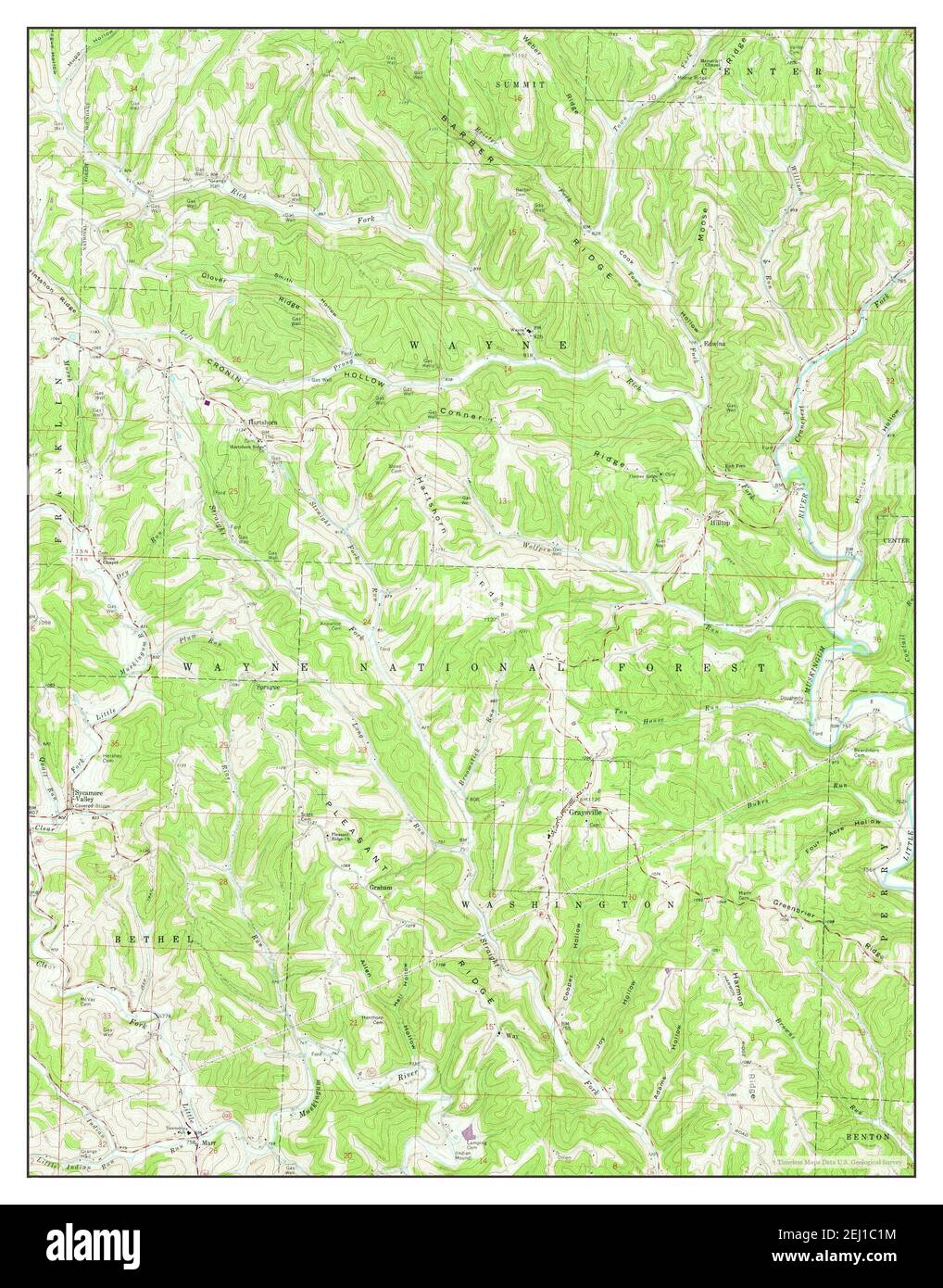 Graysville, Ohio, map 1960, 1:24000, United States of America by ...