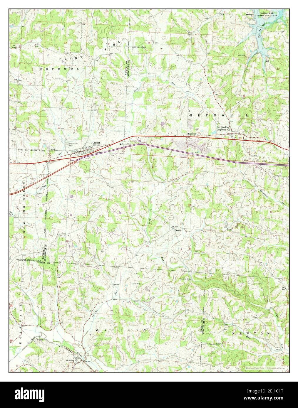 Gratiot map hi-res stock photography and images - Alamy